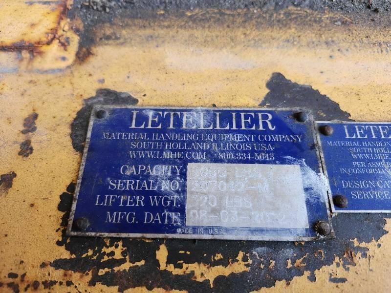 9,000 LBS X 8′ LETELLIER CRANE SPREADER BAR LIFTING BEAM: STOCK #22641