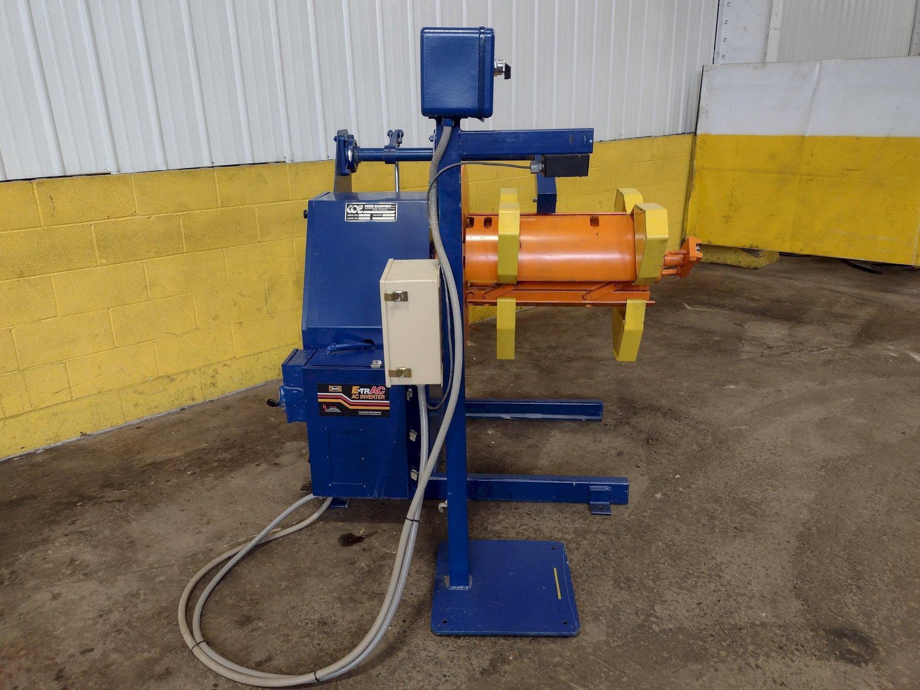 2500 LBS X 24″ COE MODEL #CPRP02524 MOTORIZED COIL REEL UNCOILER STOCK ...