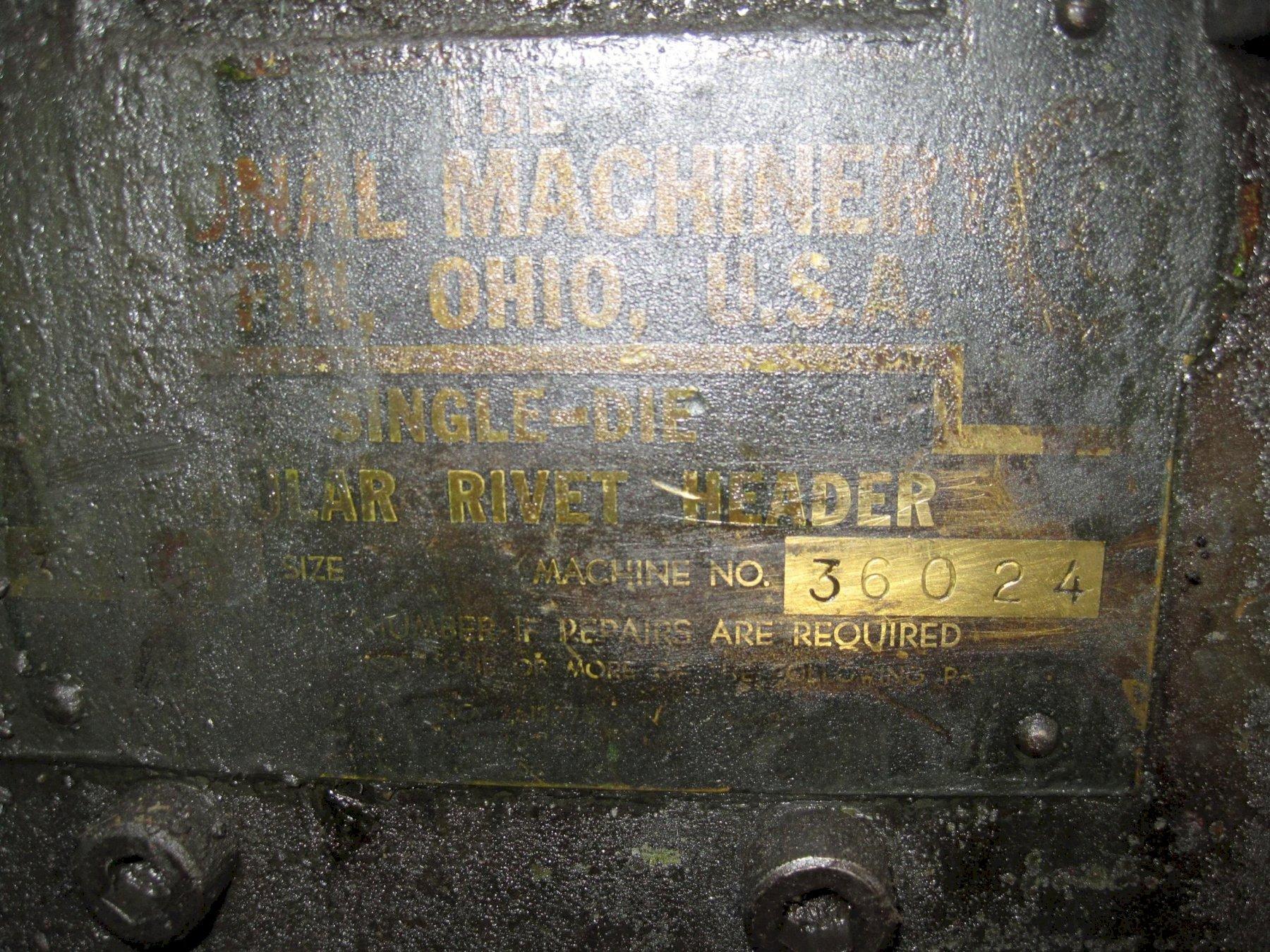 3/16″ National High Speed DSSDTubular Rivet Header | FH Machinery Inc.