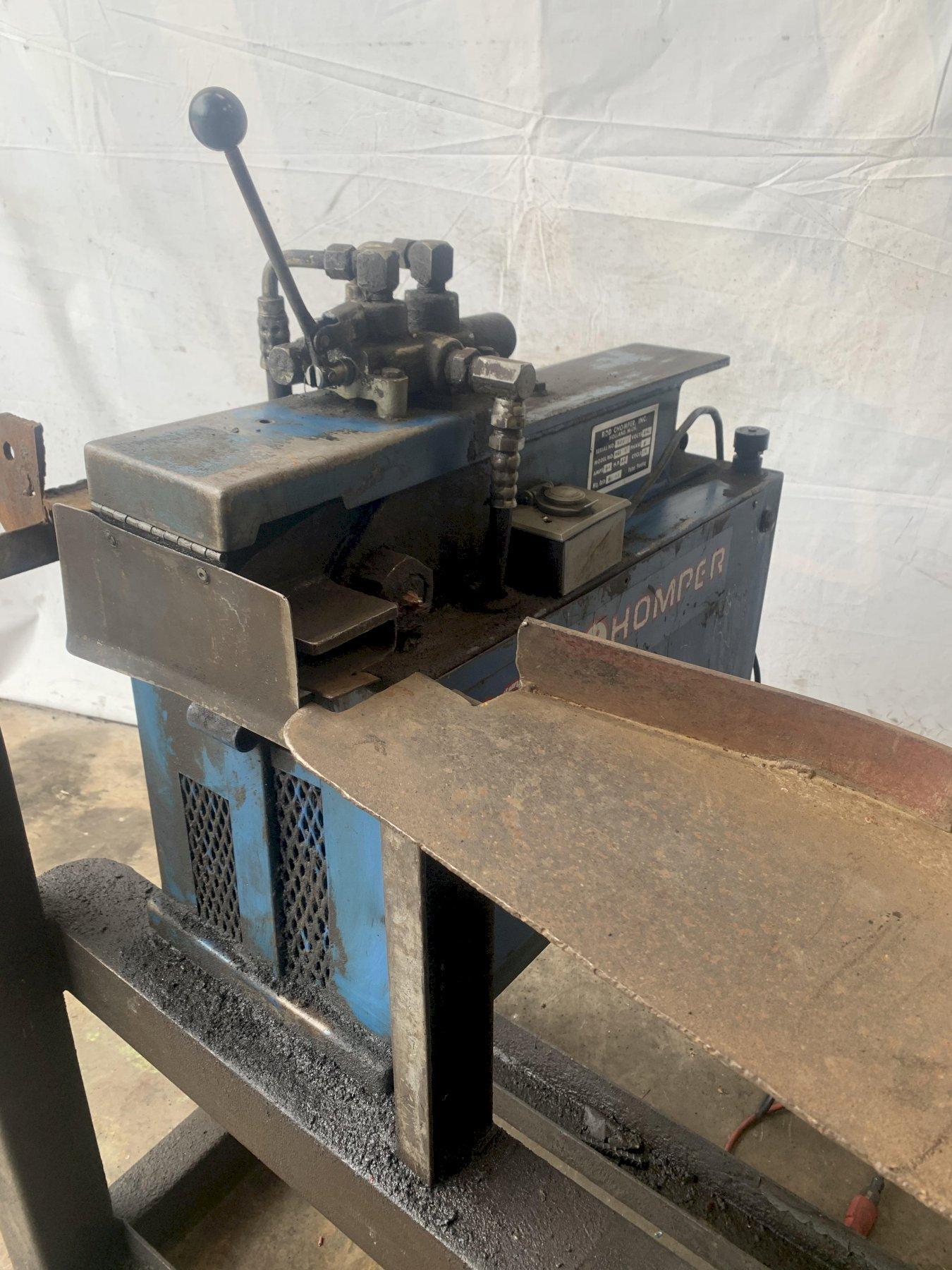 6 BAR ROD CHOMPER MODEL RCE-6 REBAR CUTTING MACHINE: STOCK #12710