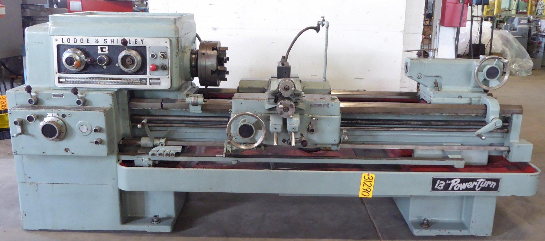 18″ x 54″ Lodge & Shipley Powerturn Lathe, 2000 RPM, Taper, 15 HP | C.W ...