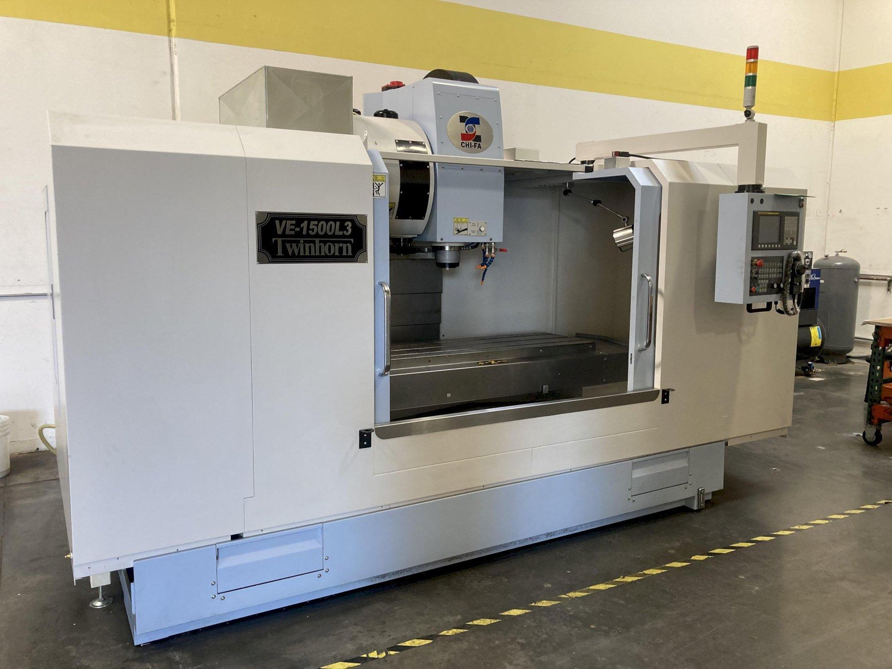 Twinhorn VE-1500L3 Vertical Machining Center with Fanuc Oi-MF Control ...