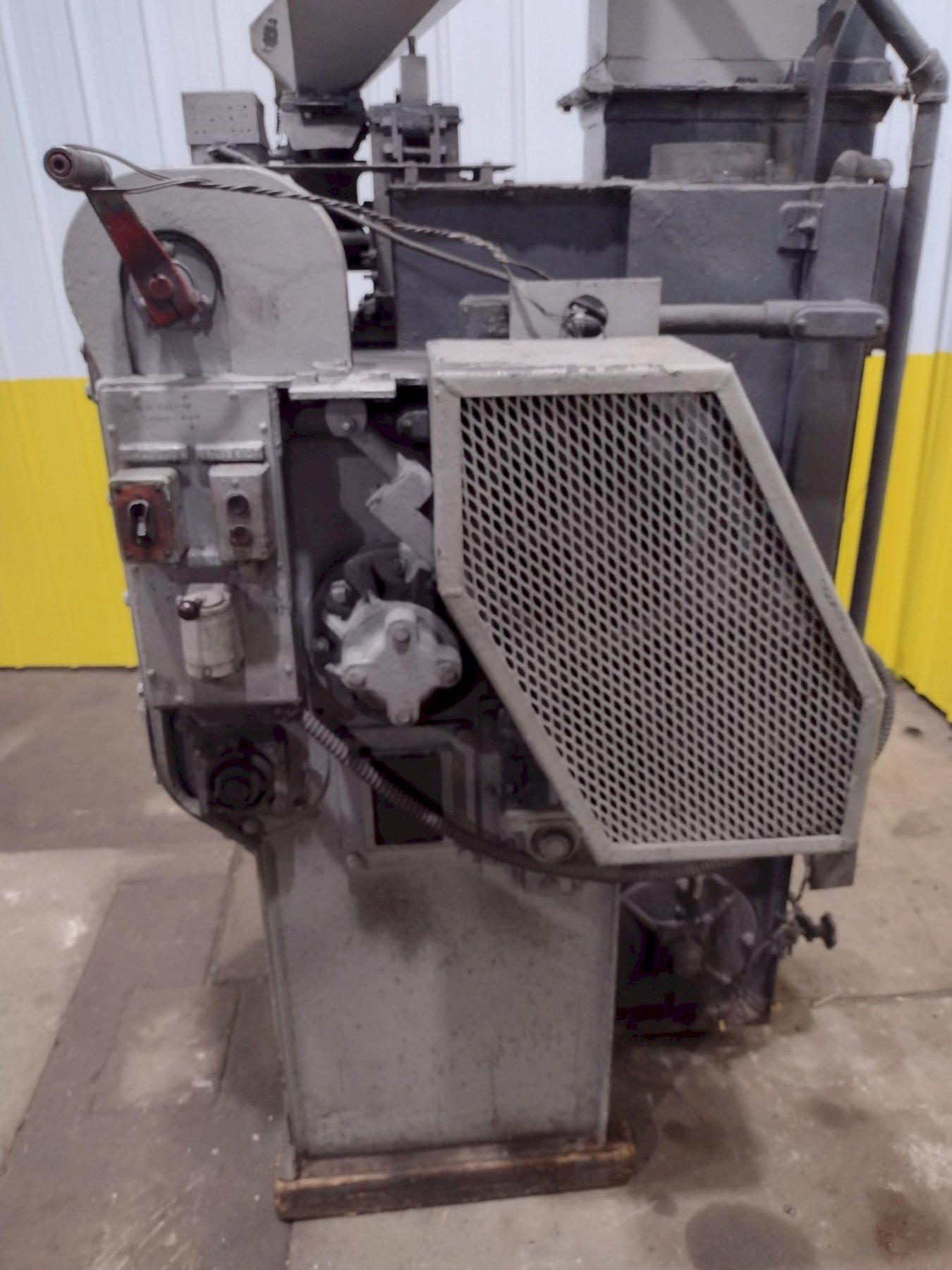 24″ X 24″ PANGBORN MODEL #ROTOBLAST-2GNR TUMBLE BLAST MACHINE & DUST ...