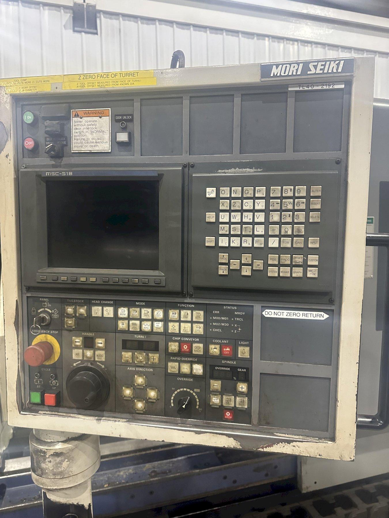 MORI-SEIKI TL-40B 1997 TURRET LATHE: STOCK #20781