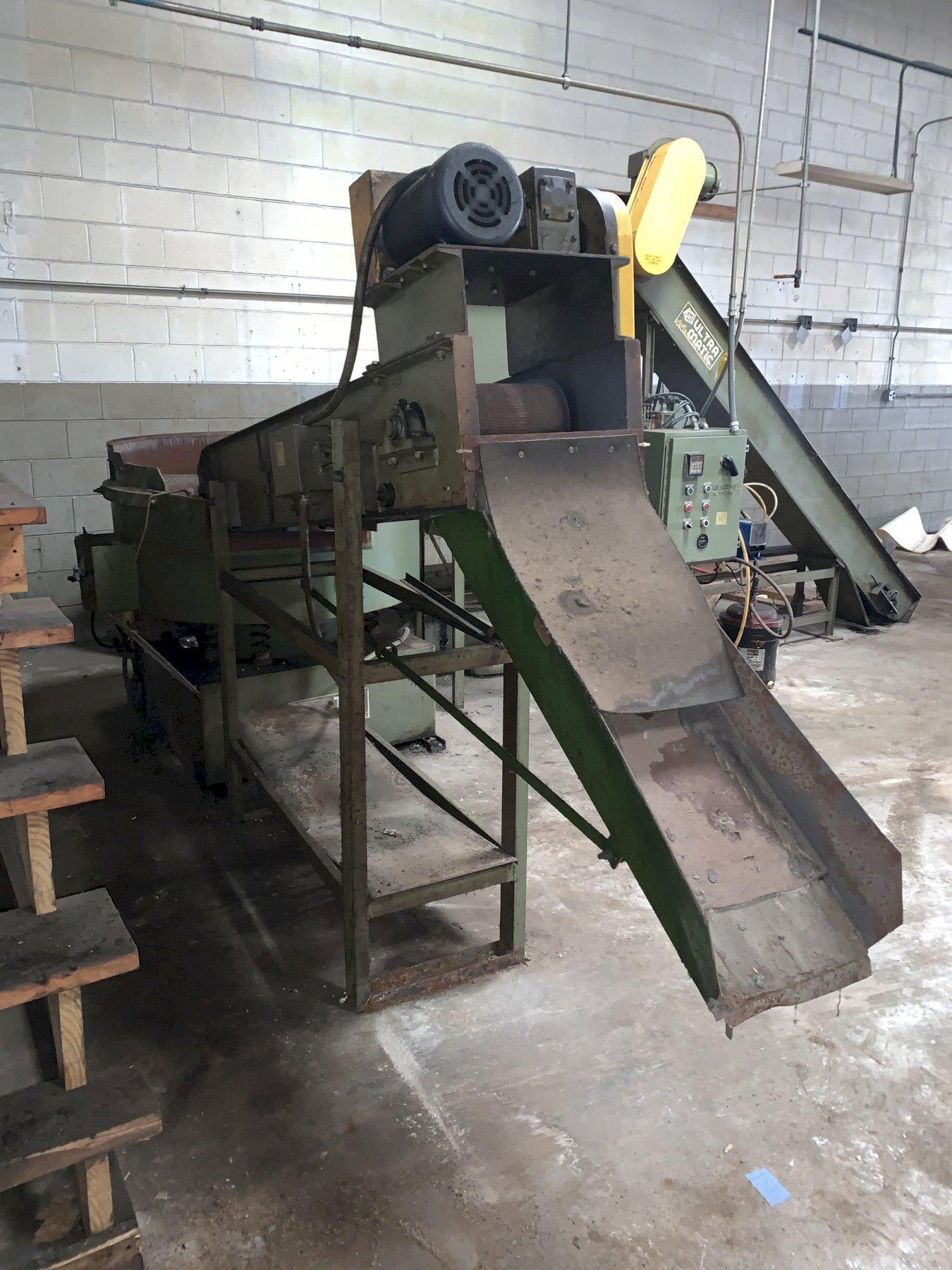 9 CU FT ULTRAMATIC MODEL SVB-10 AUTOMATIC VIBRATORY DEBURRING SYSTEM ...