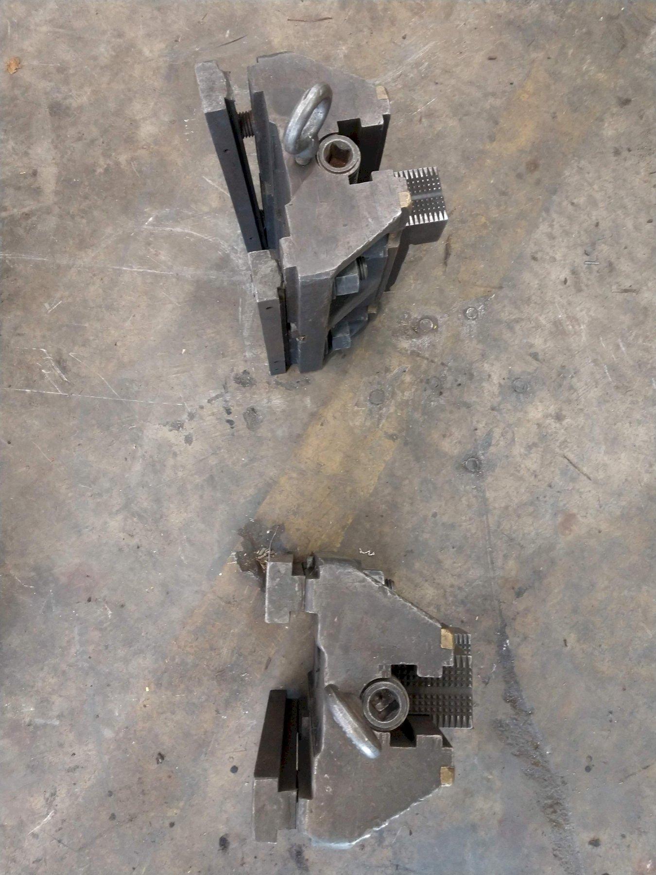 (4) 12″ HEAVY DUTY BORING MILL JAWS: STOCK #13206