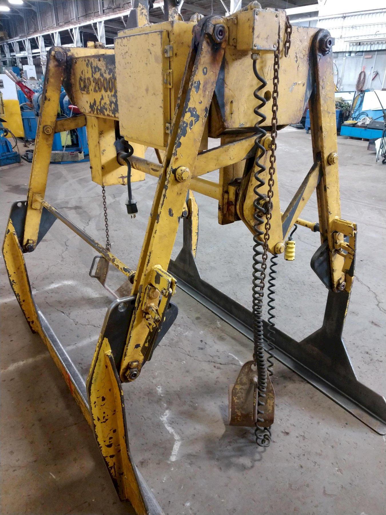 20,000 LBS BRADLEY MOTORIZED ADJUSTABLE SHEET LIFTER: STOCK #12562