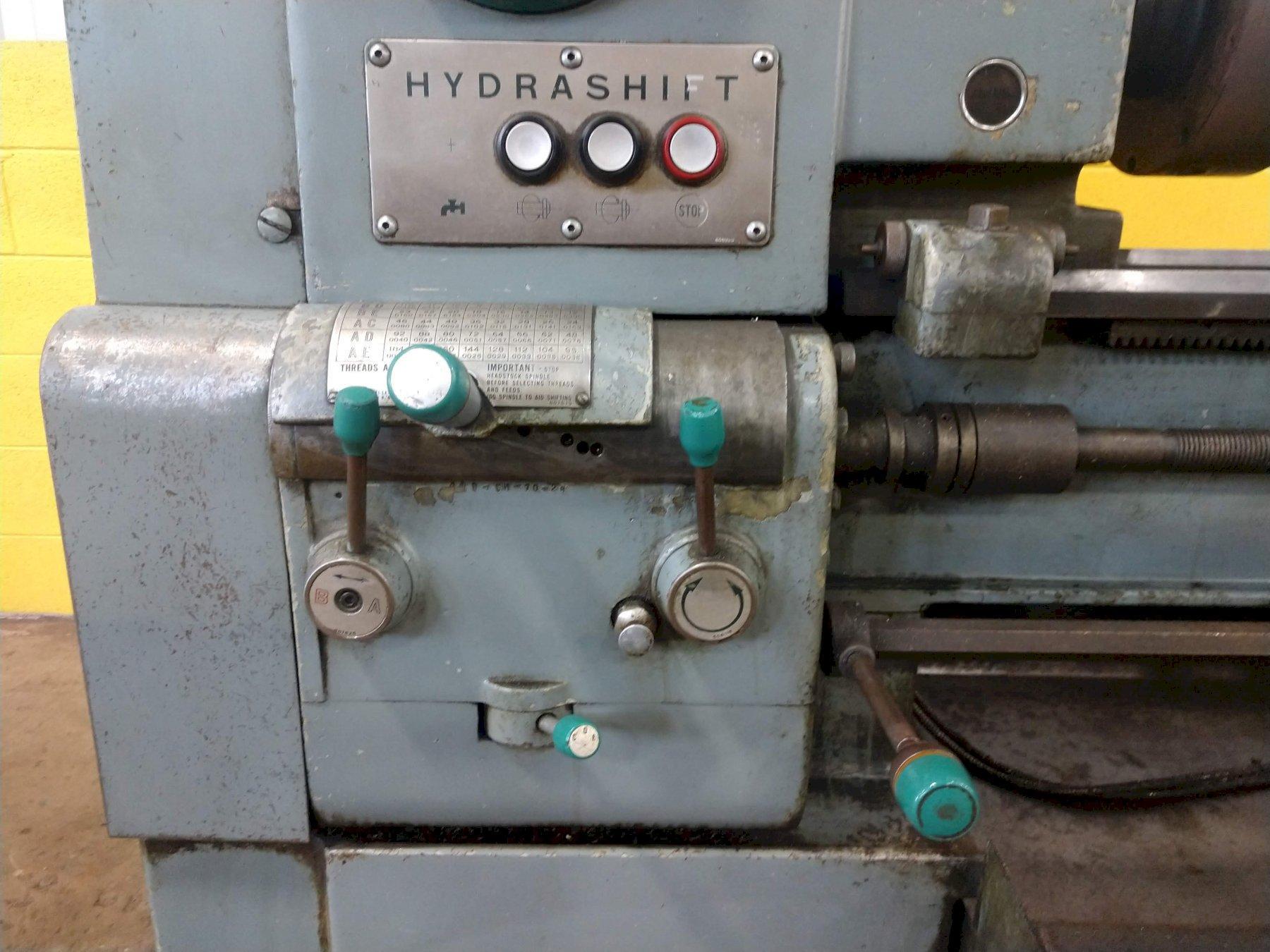 14″ X 42″ CINCINNATI HYDRASHIFT ENGINE LATHE: STOCK #10865