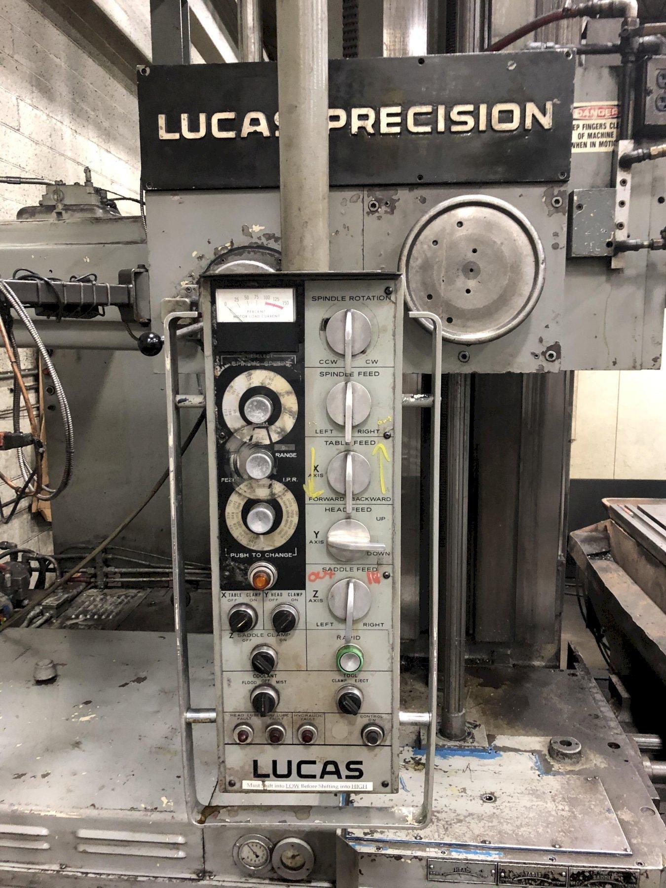 4″ Lucas Precison 441B-72 Horizontal Table Type Boring Mill | G-2000 Inc.