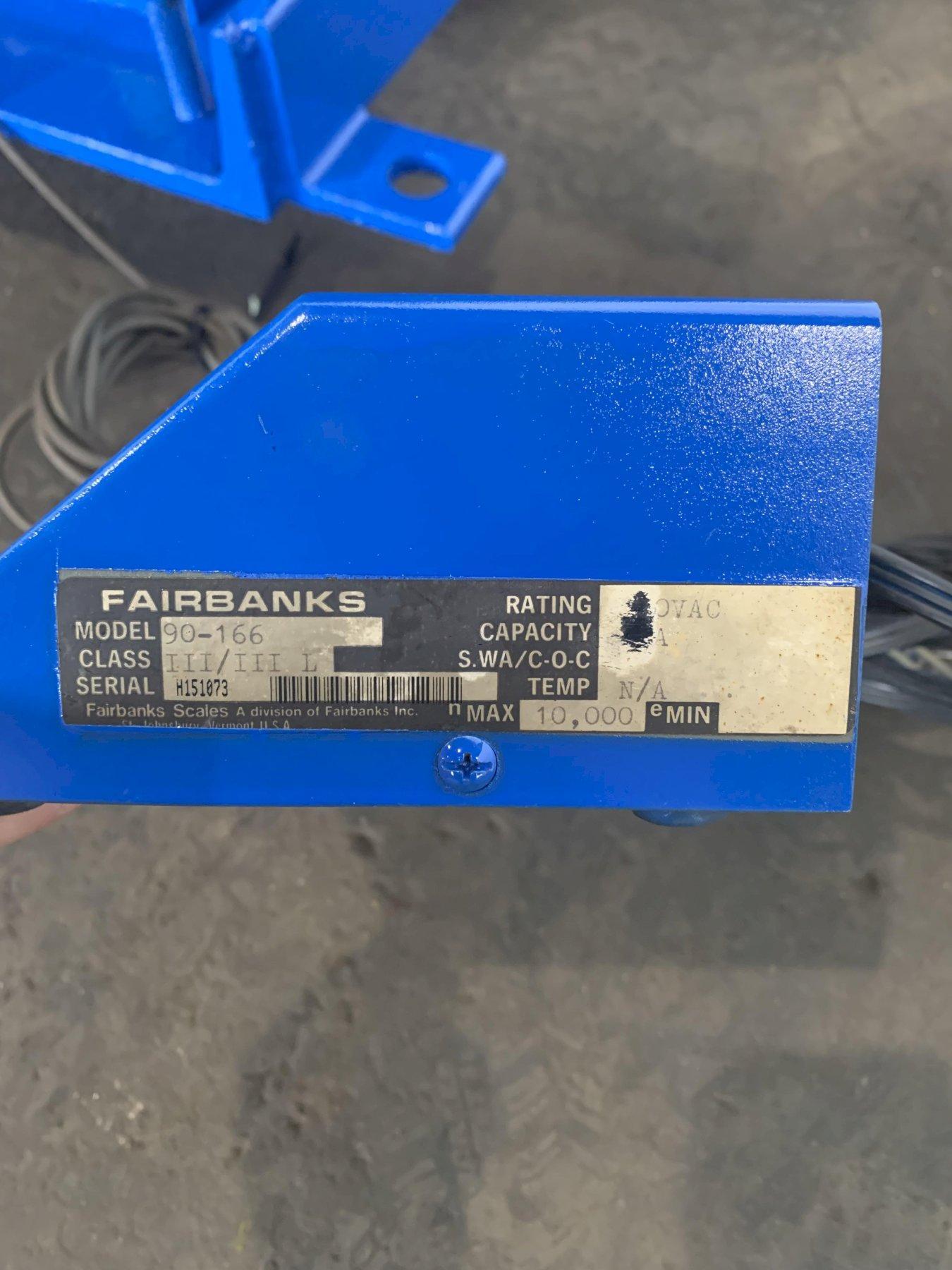 LOADMASTER 6′ x 6′ PLATFORM SCALE w/ FAIRBANKS DIGITAL READOUT. STOCK ...
