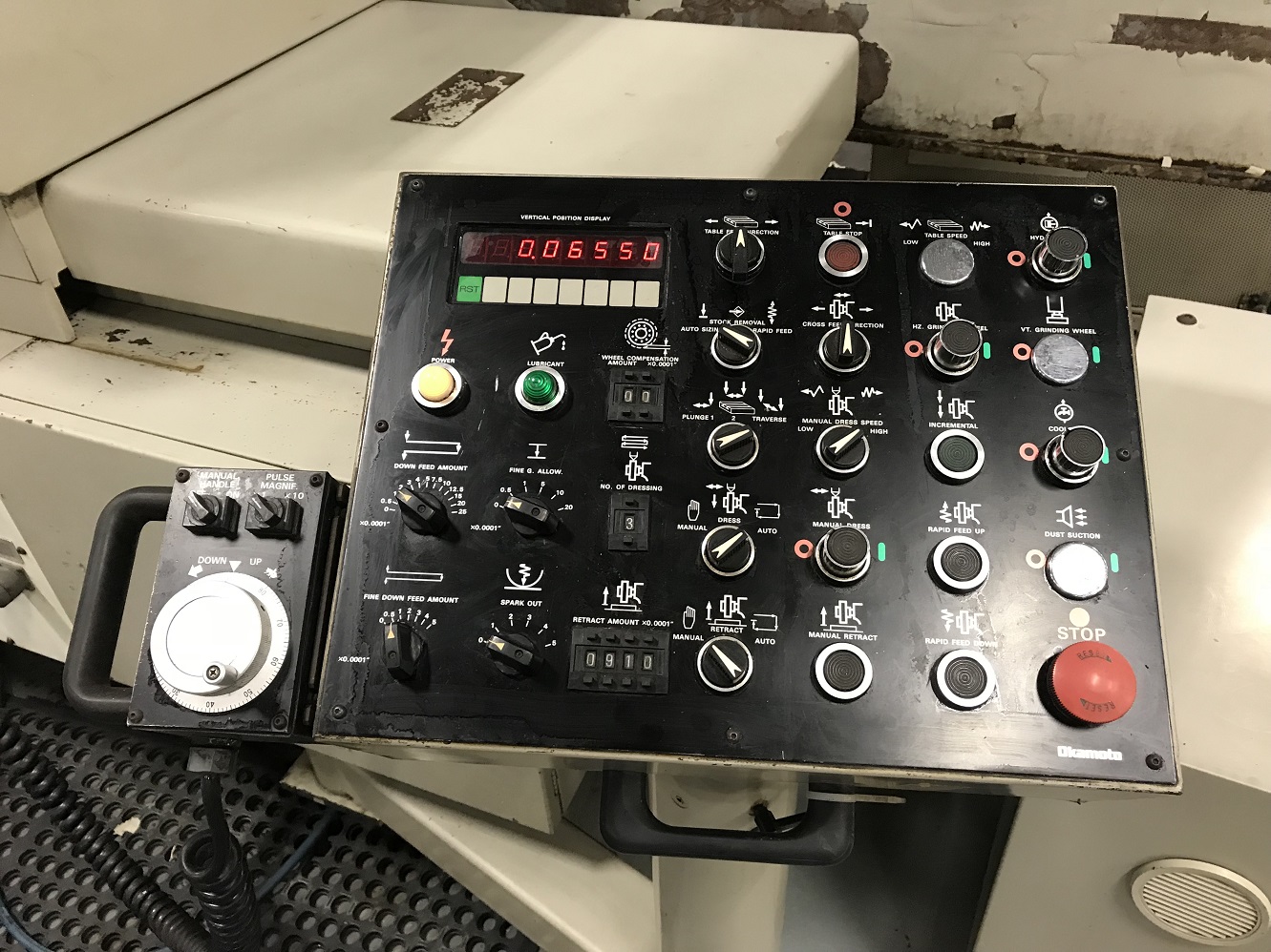 Okamoto ACC20-48DX, DX Control w/LED Display, Incr Downfeed, OTW Hyd ...