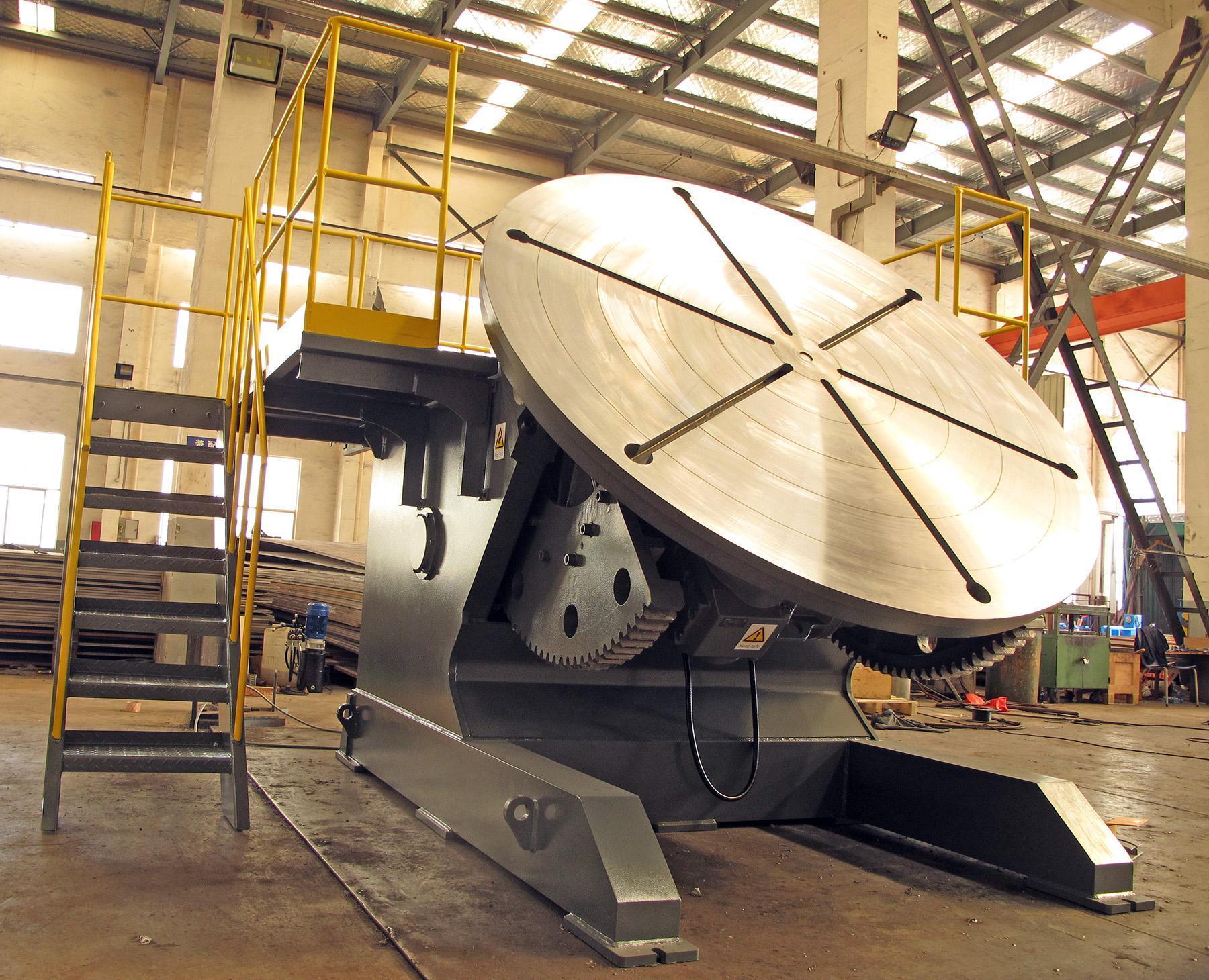 NEW, 44,000 LB. WELDING POSITIONER WITH OPERATOR PLATFORM | Harris ...