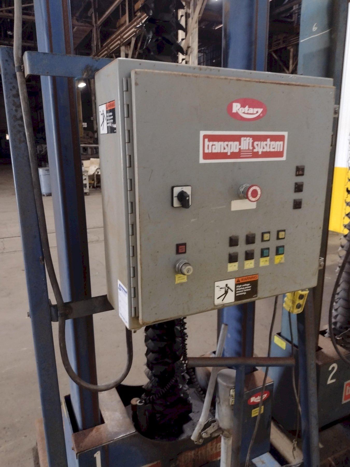 (4) 12,000 LBS ROTARY “TRANSPO-LIFT” MOBILE COLUMN VEHICLE LIFTS ...