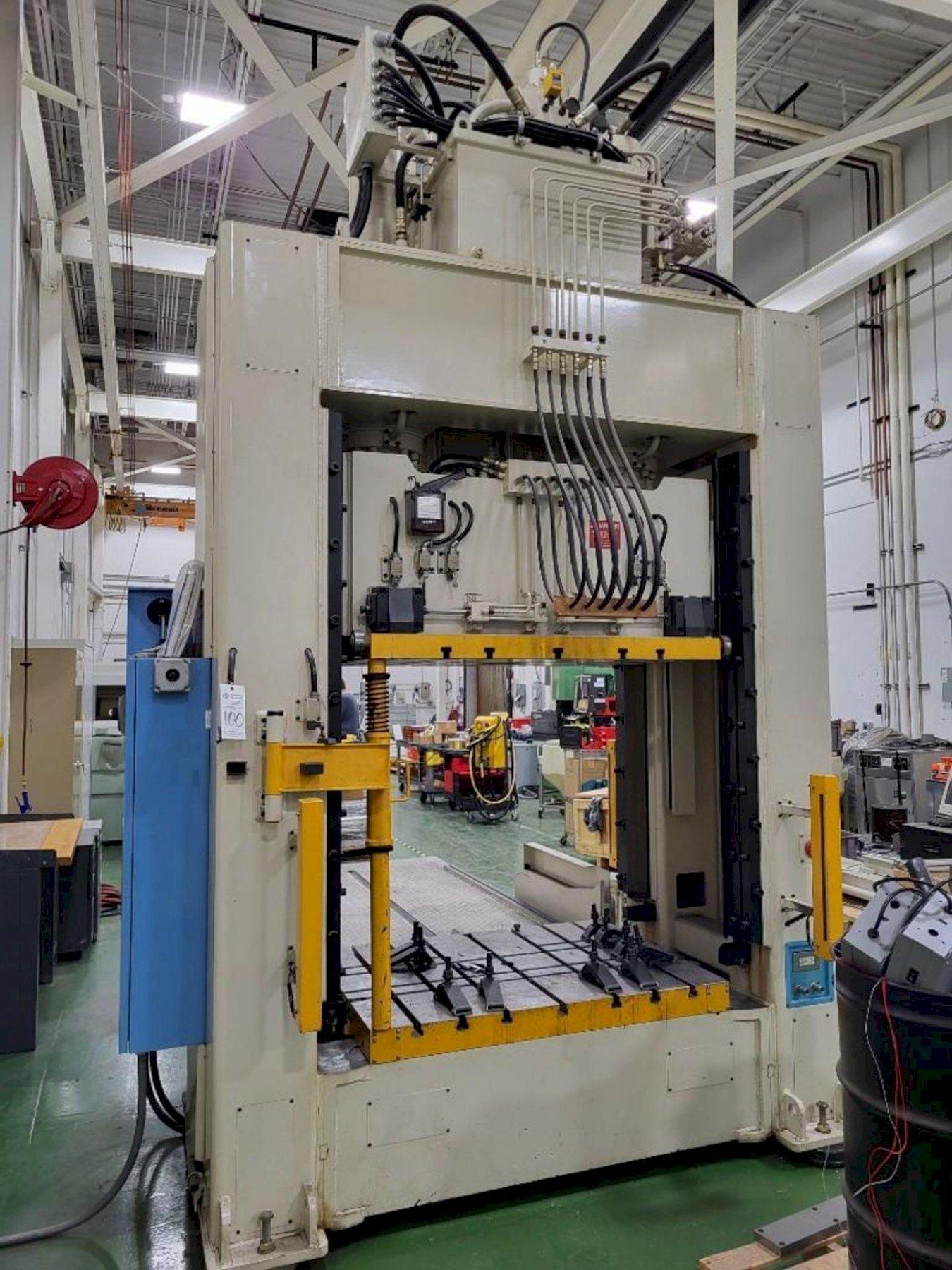 100 TON SANKI SDP-1310-100TD HYDRAULIC SPOTTING PRESS. STOCK # 0310623 ...