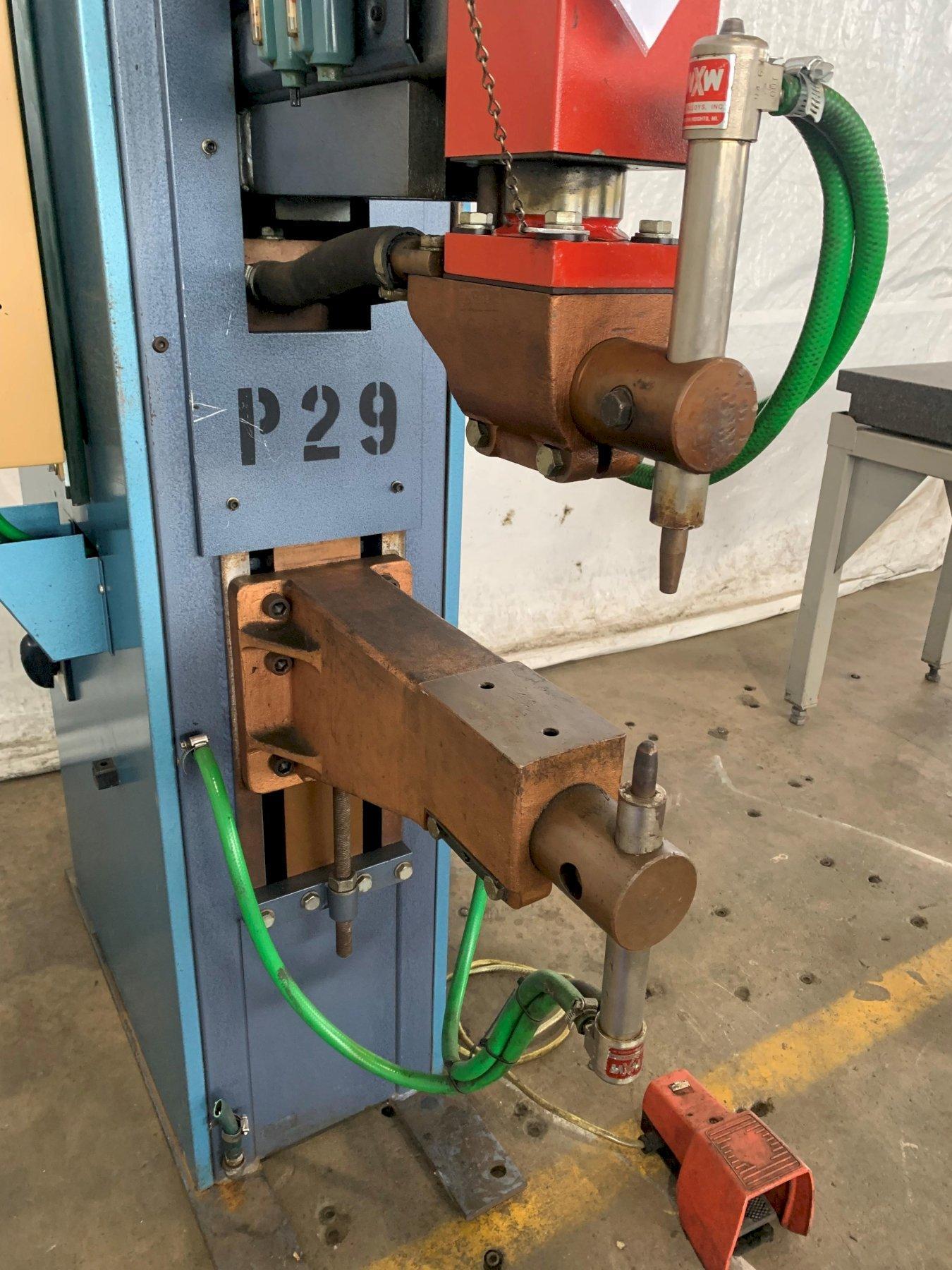 100 KVA BRITISH FEDERAL PRESS TYPE SPOT WELDER. STOCK # 0954323 | G ...