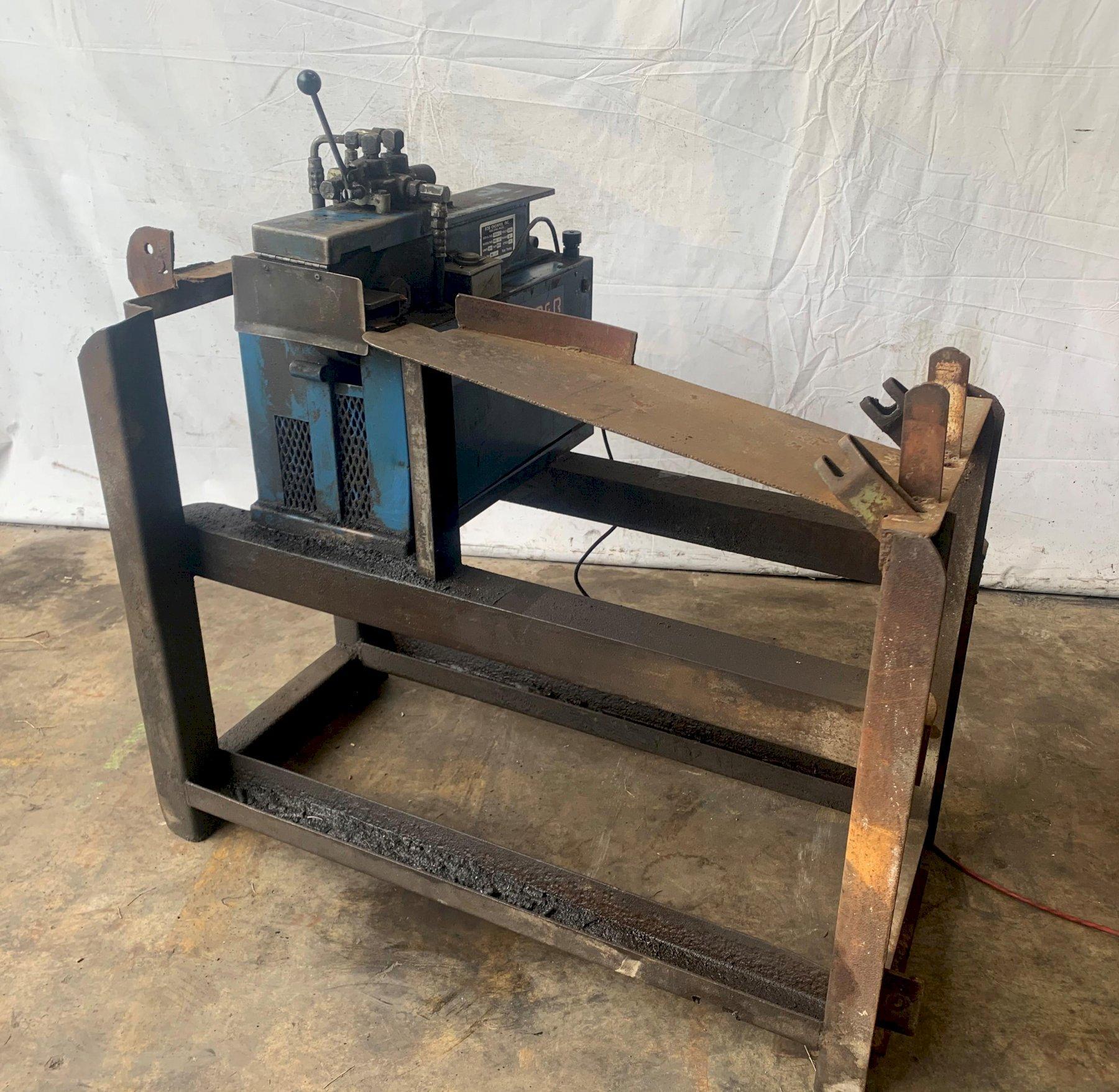 6 BAR ROD CHOMPER MODEL RCE-6 REBAR CUTTING MACHINE: STOCK #12710
