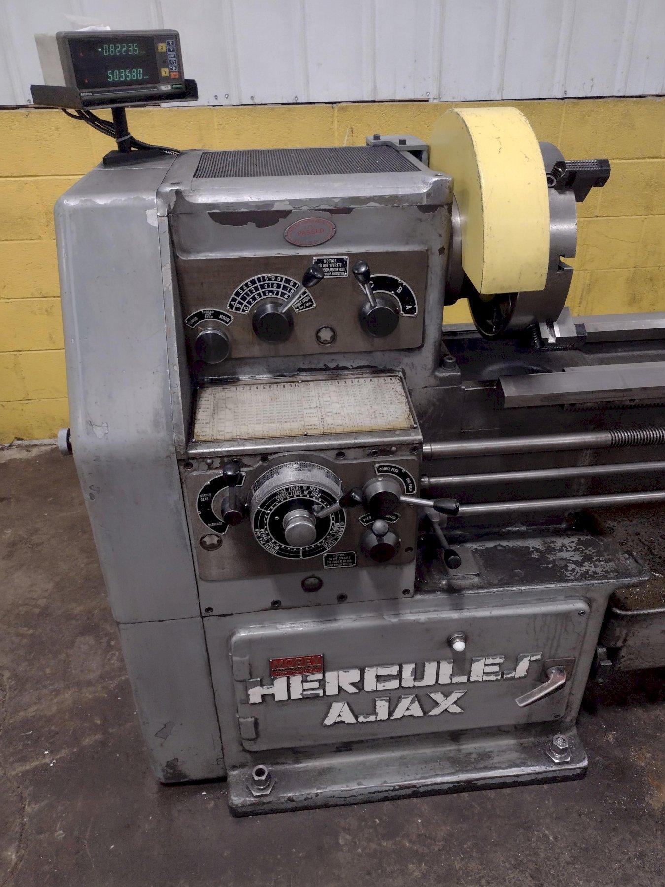 20″ X 72″ HERCULES AJAX ENGINE LATHE: STOCK #17875