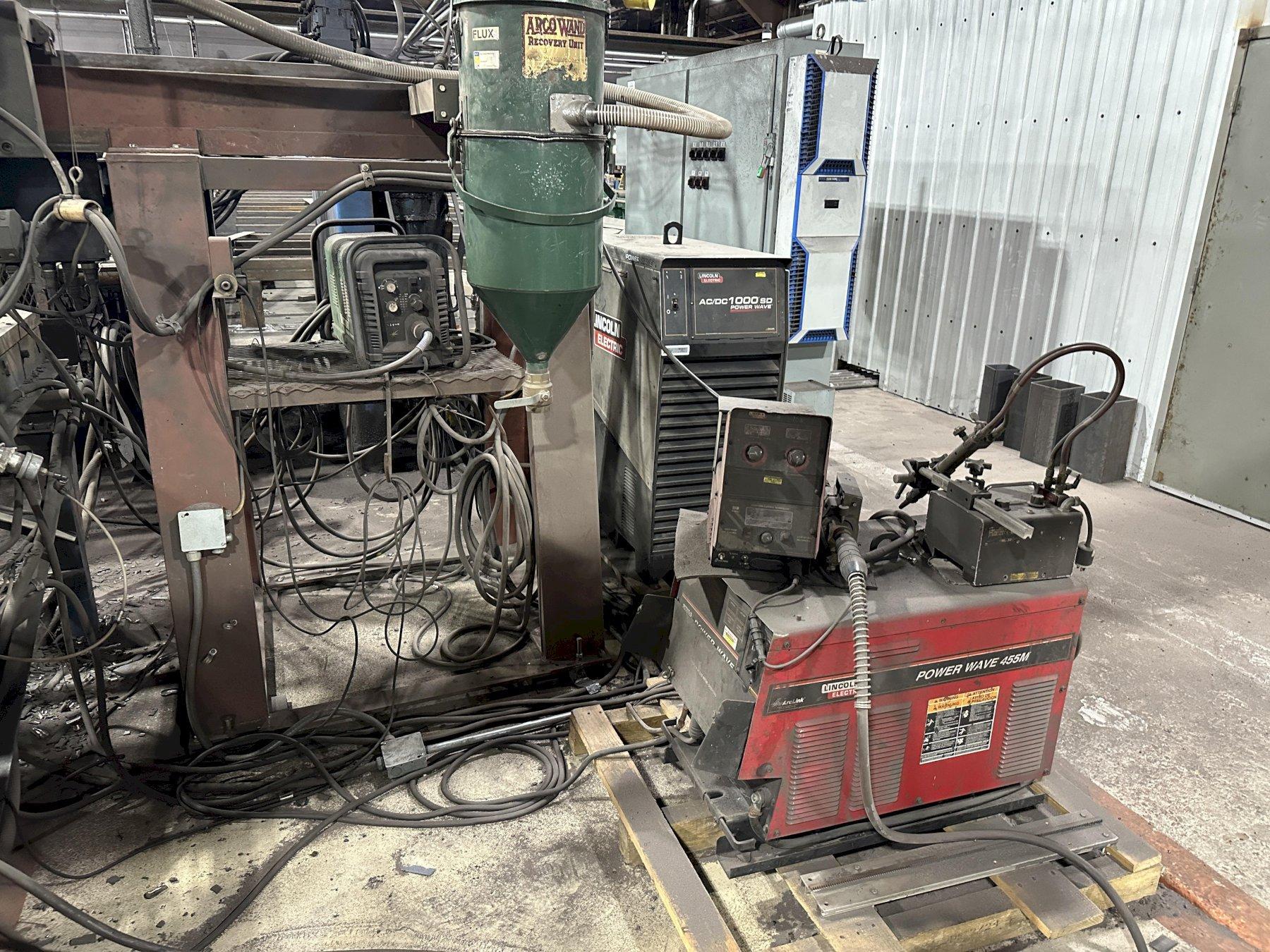 FLAT STOCK / WEB SEAM WELDER WITH LINCOLN WELDER: STOCK #23405