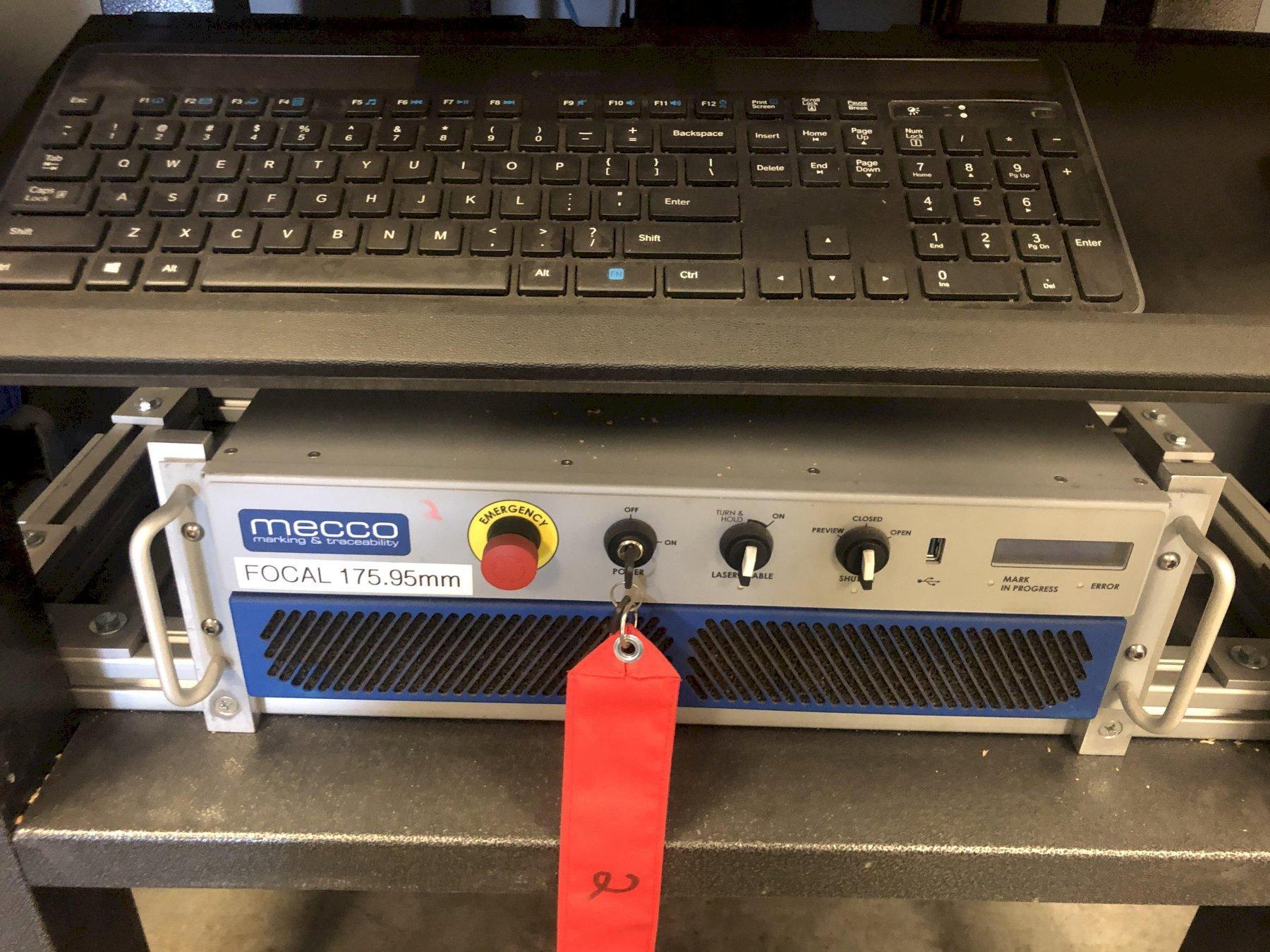 10 KW MECCO SMARTMARK MODEL 35-F010SS-BRB-BKM UNIVERSAL FIBER LASER ...