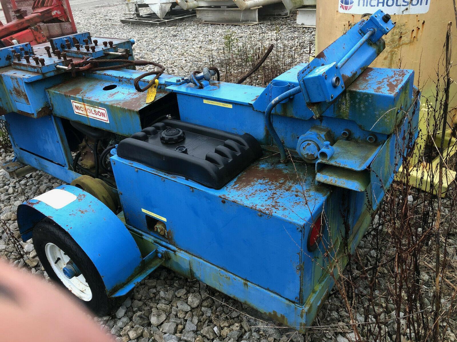 18 BAR ROD-CHOMPER MODEL RCBRPD11DM PORTABLE DIESEL POWERED REBAR ...