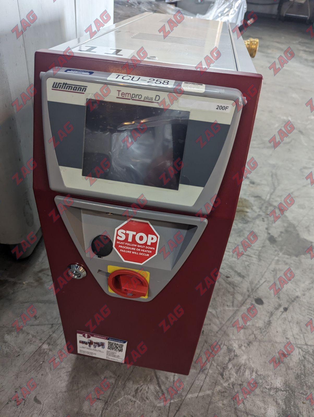 Wittman Used Tempro Mold Temperature Controller, 3/4 HP, 9 kW, 460V, yr ...