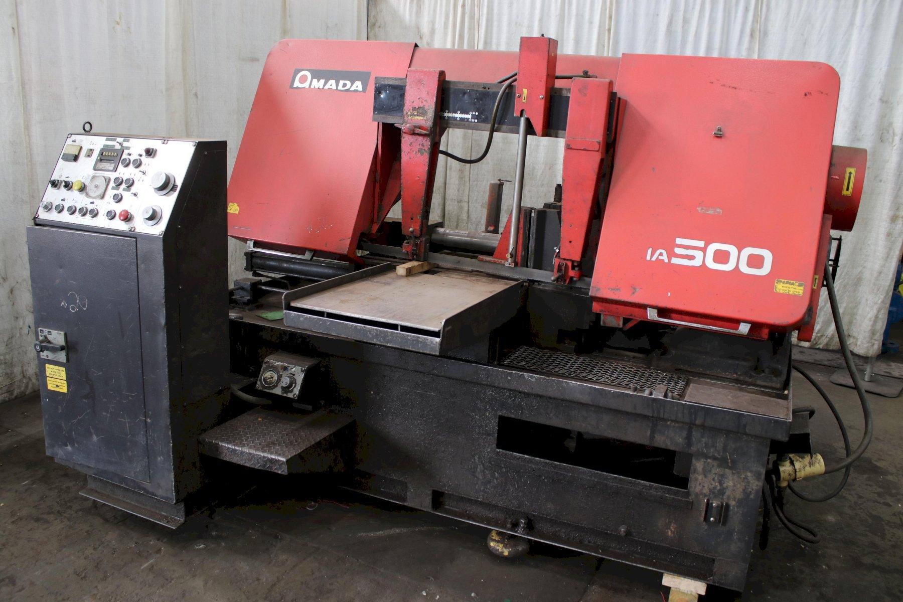 20″ X 20″ AMADA MODEL HA500 HORIZONTAL BANDSAW. STOCK # 0748924 | G ...