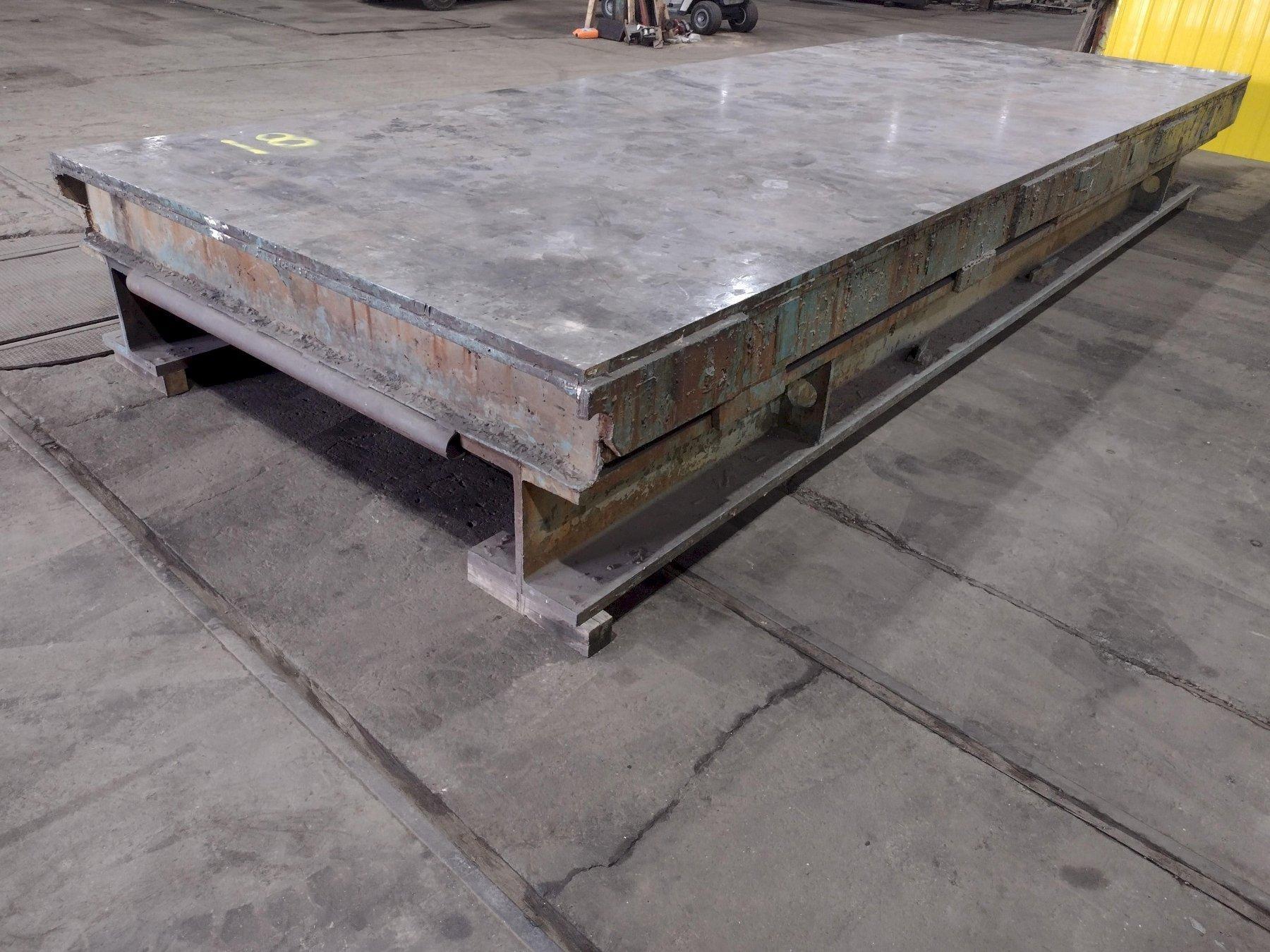 HD WELDING LAYOUT TABLE, 270″ X 96″ X 29″, 1-1/4″ THICK TOP: STOCK #18974