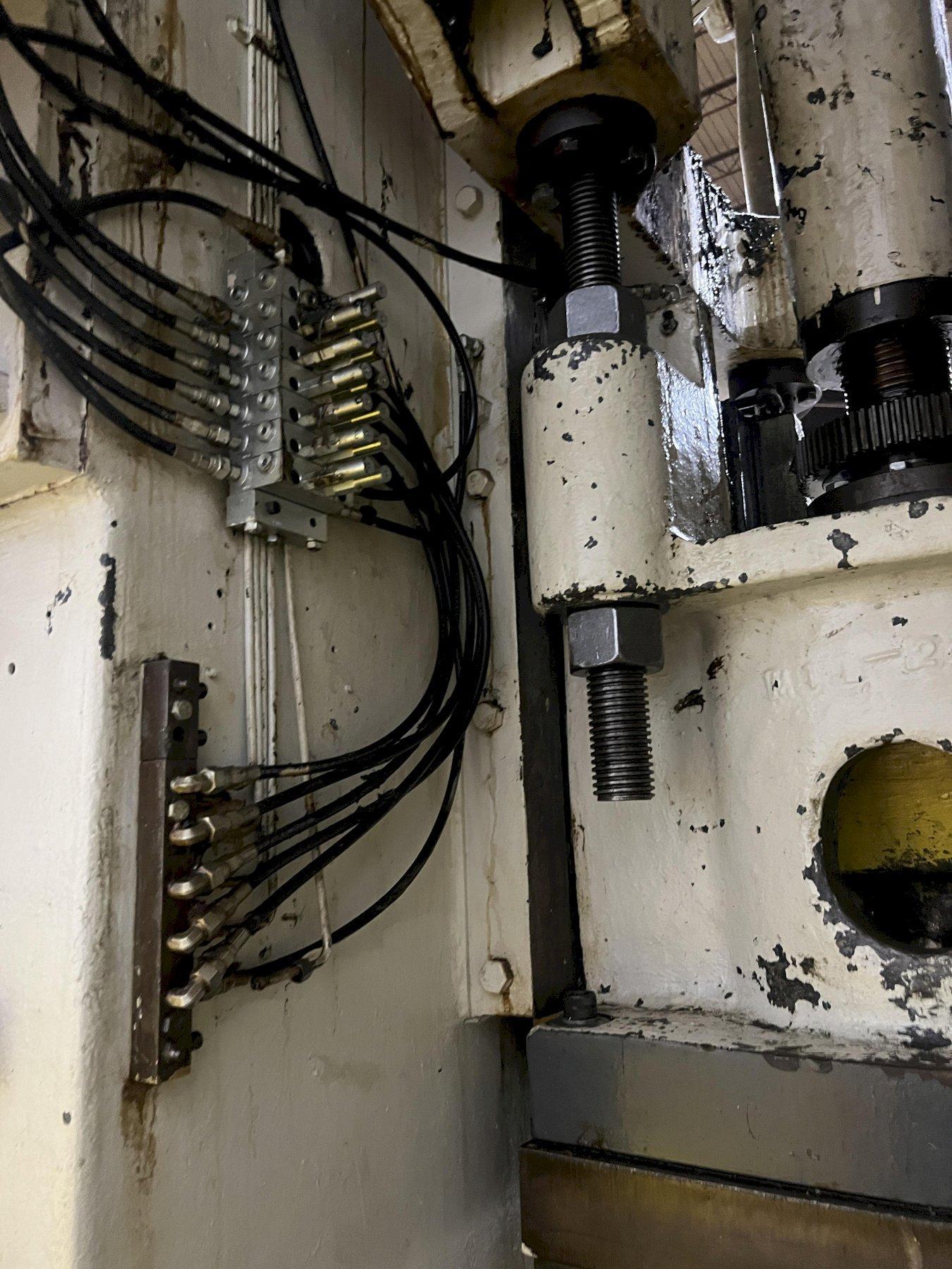 150/110 TON BLISS MODEL #3-3/4-B DOUBLE ACTION TOGGLE PRESS: STOCK #20174