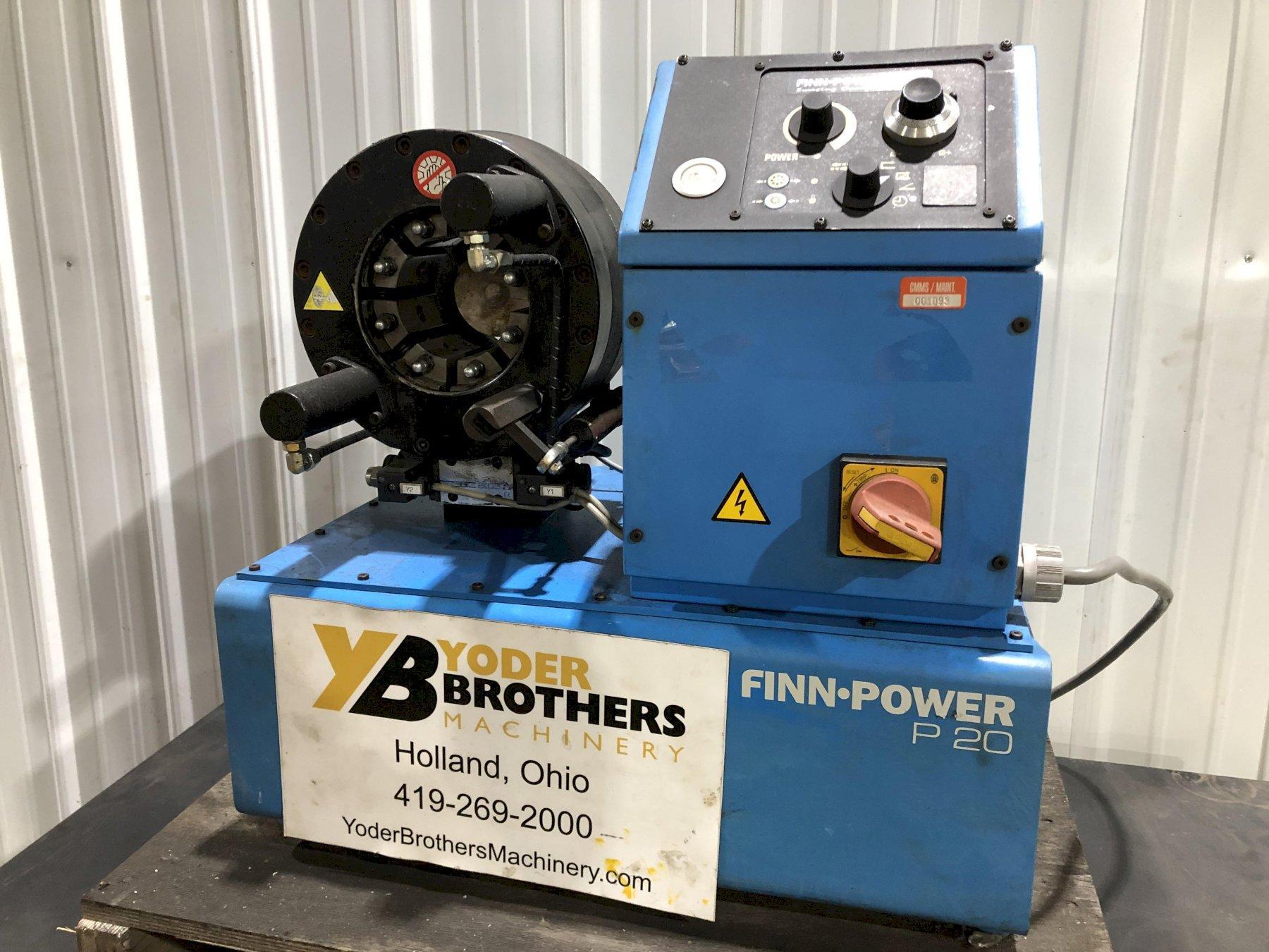 1/2″ TO 2″ FINN-POWER MODEL P-20 HYDRAULIC SWAGING CRIMPING / SWAGING ...