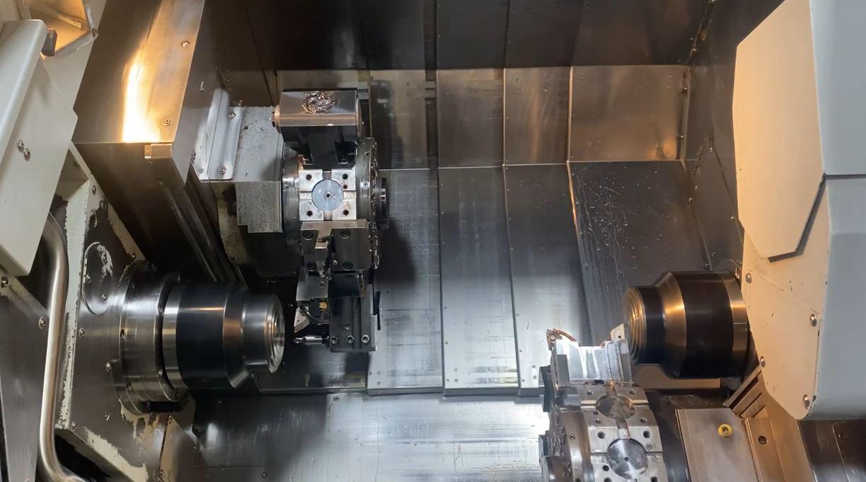 Doosan Puma TT1800SY Used CNC Twin Spindle Twin Turret Lathe For Sale ...