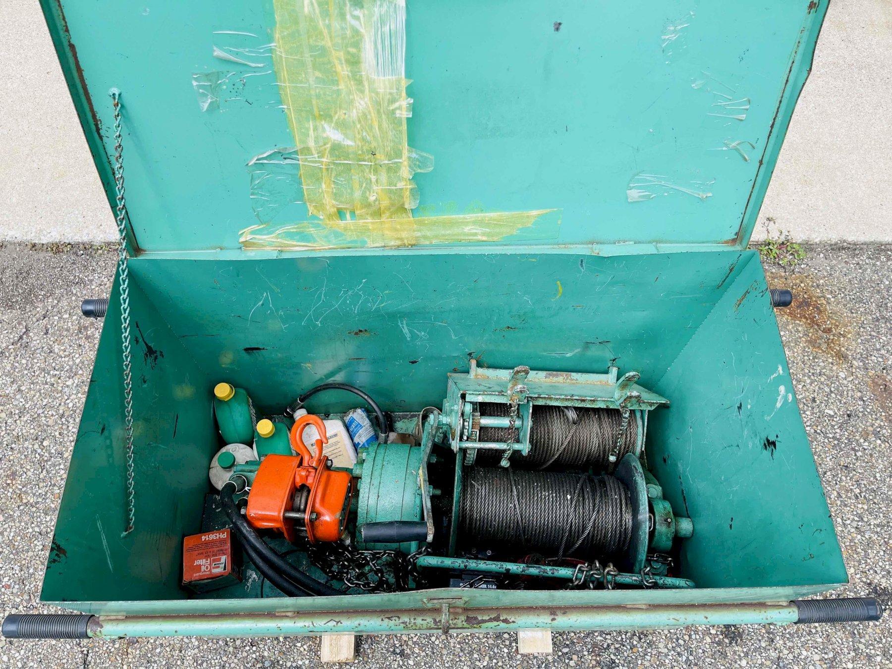 Garlock Model 1400 Hydraulic Swing Hoist | Portage Packaging Systems, INC.