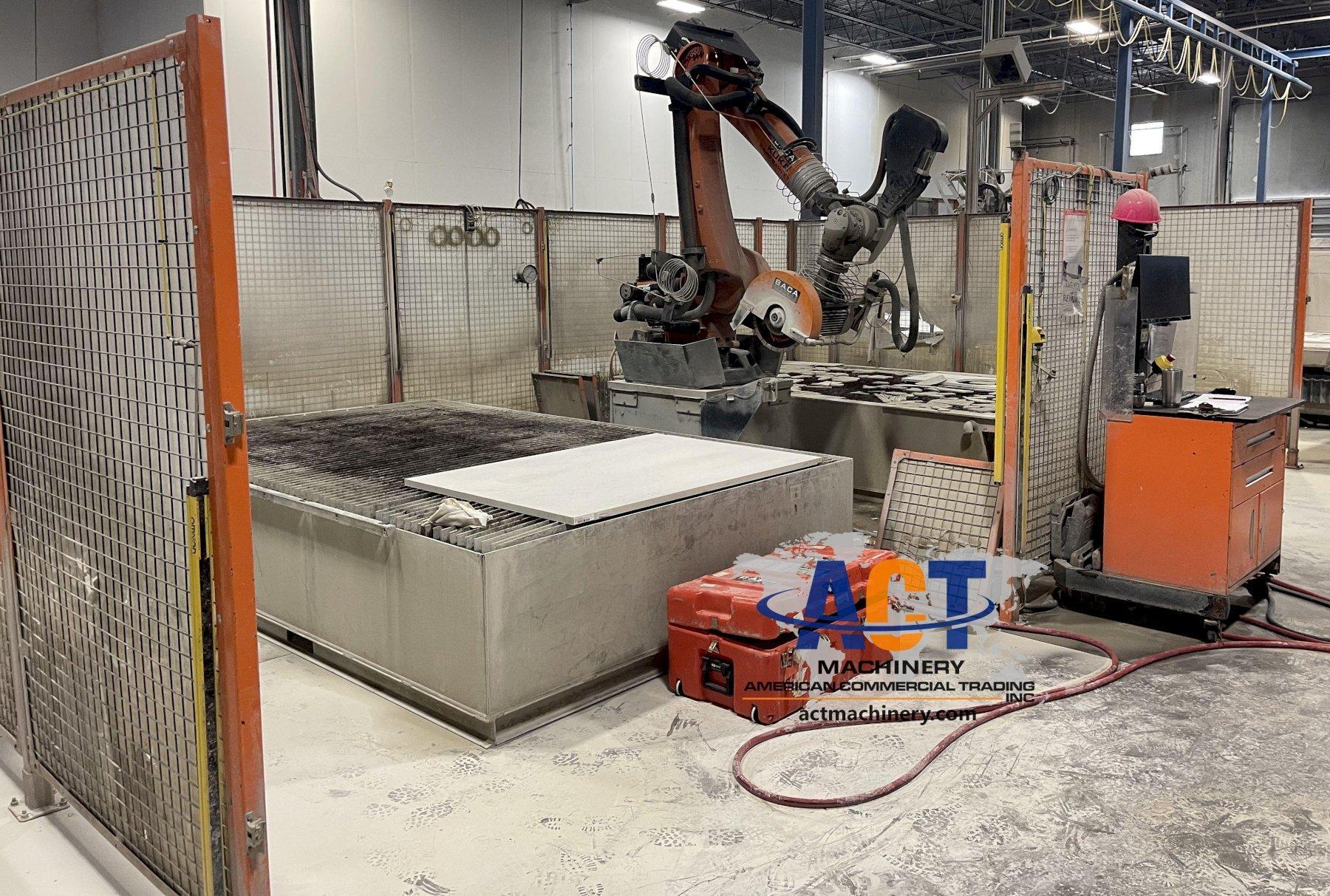 BACA ROBO SAWJET PROGRAMABLE SAW AND WATERJET CUTTING SYSTEM ABRASIVE ...