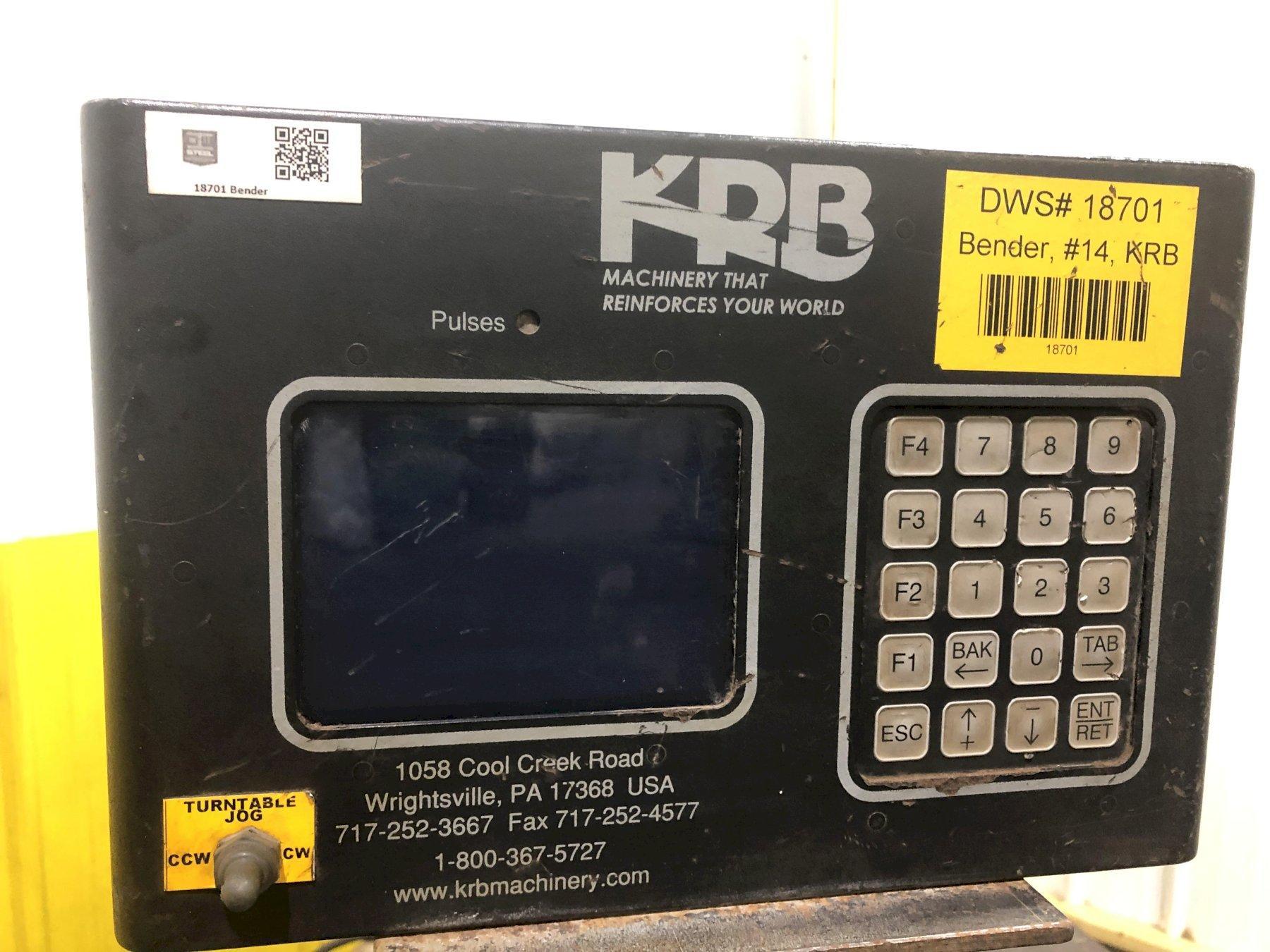 KRB MODEL #14M Rebar Bender: STOCK 16890