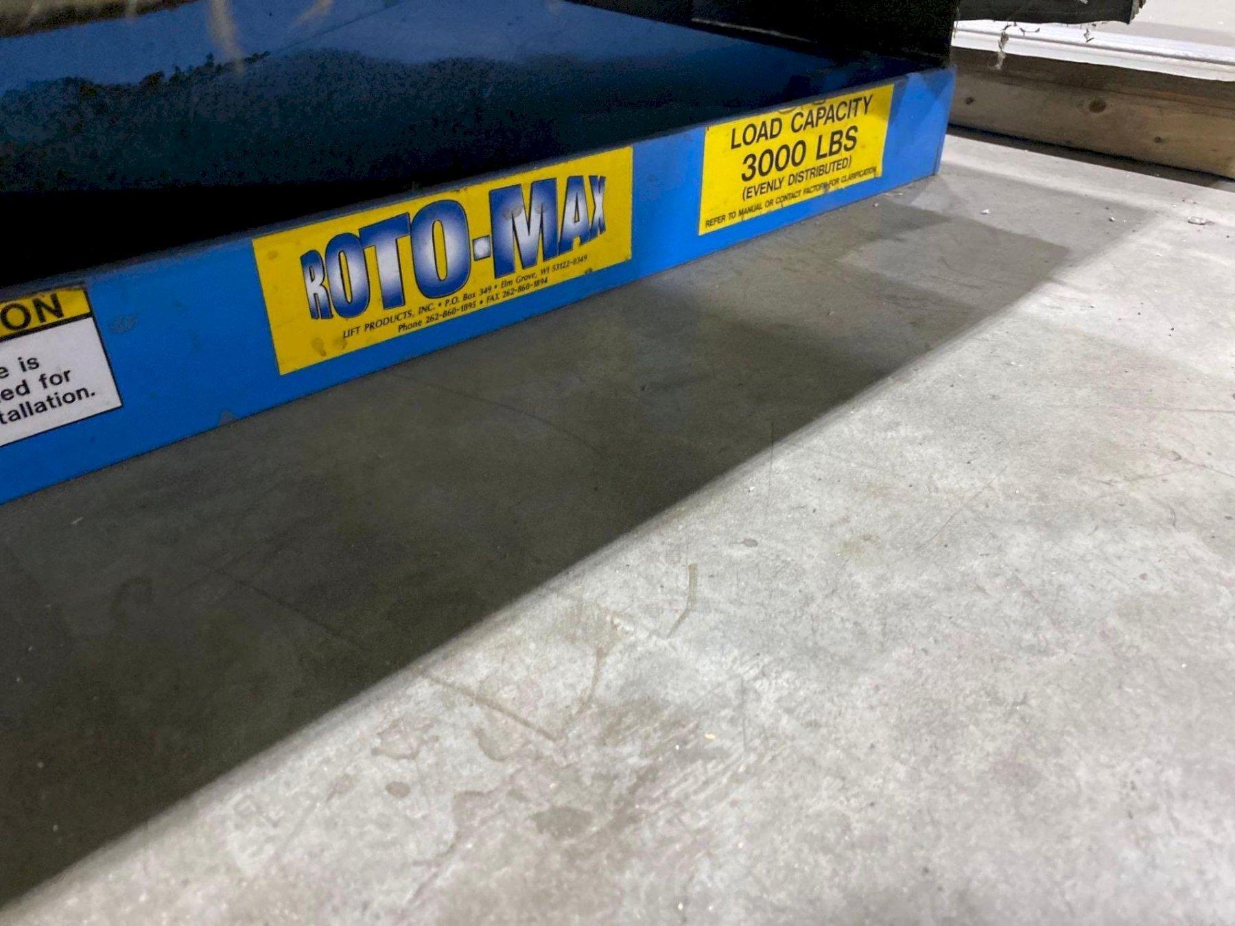 LEWCO ROTO-MAX 3,000 LB LIFT TABLE: STOCK #20878