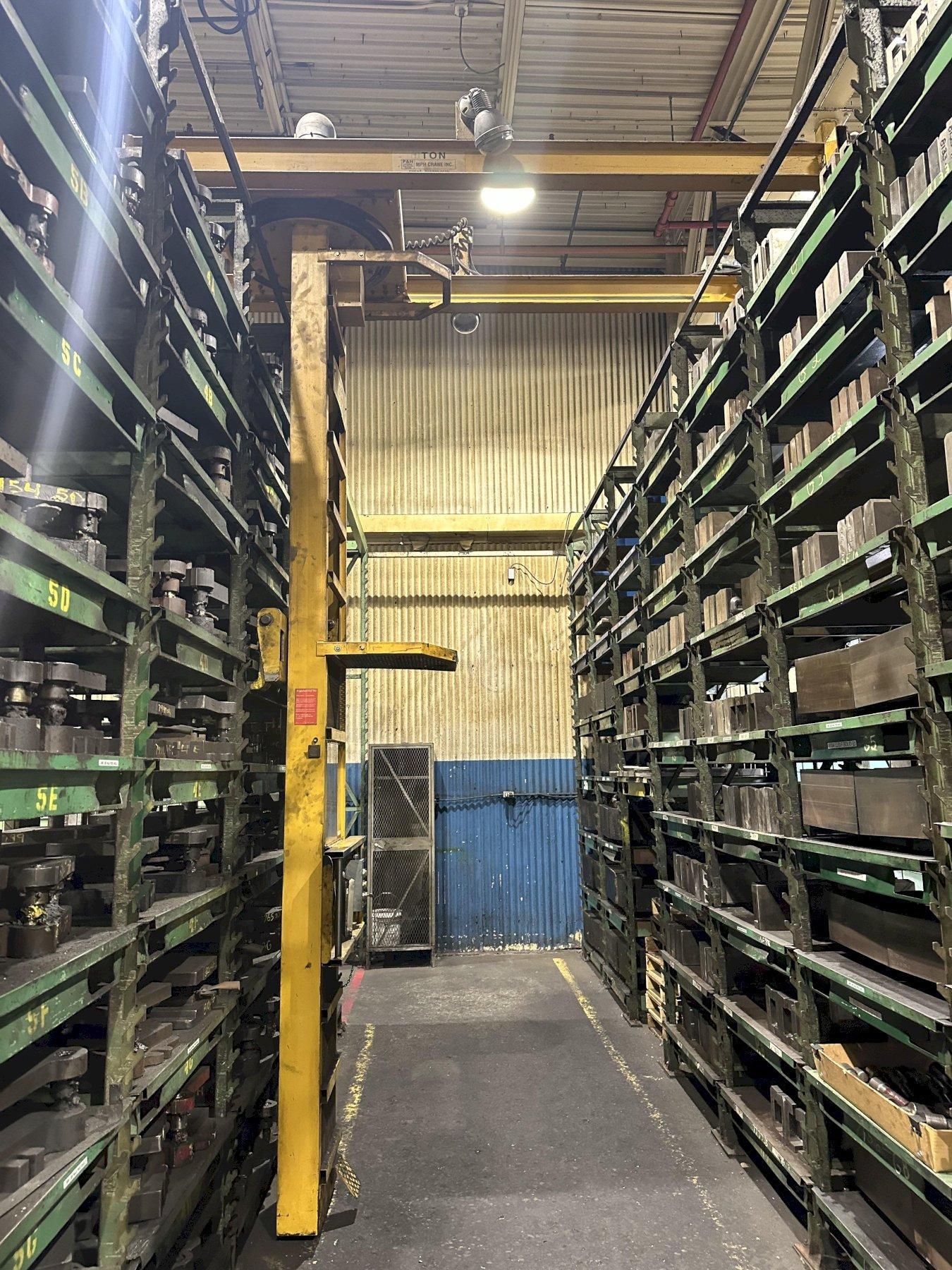 2,000 LBS PER SHLFT HEAVY DUTY RACK & REMOVABLE SHELVING SYSTEM WITH P ...
