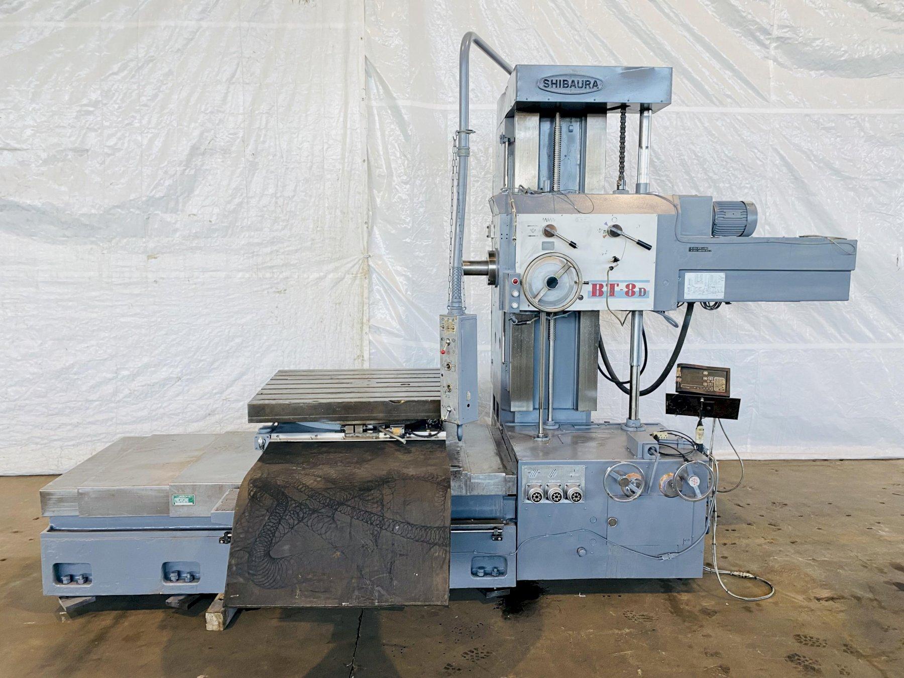 3″ SHIBAURA 50 TAPER TABLE TYPE HORIZONTAL BORING MILL | G-2000 Inc.