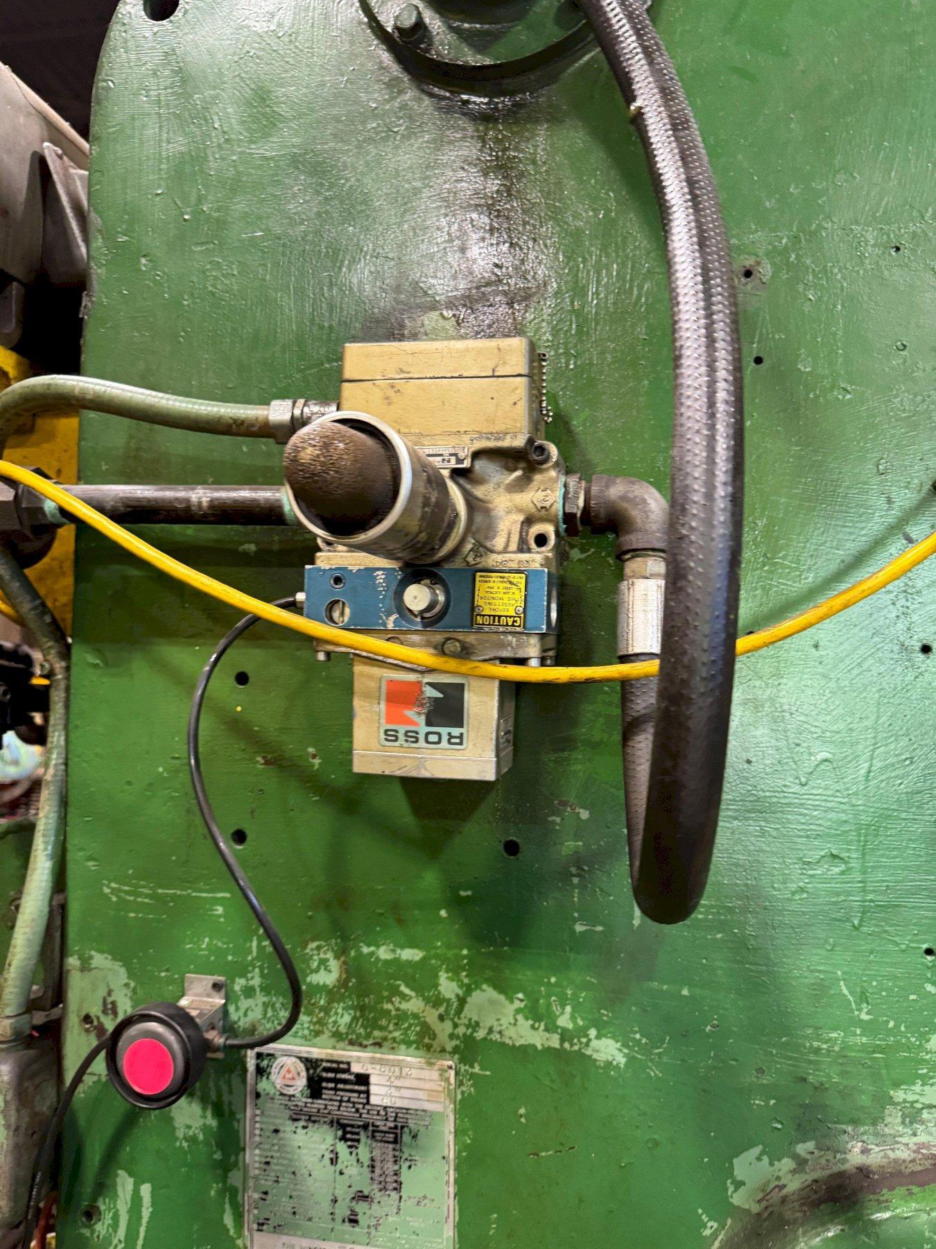 60 TON MINSTER #6 OBI PRESS W/4″ STROKE. STOCK #0683124 | G-2000 Inc.