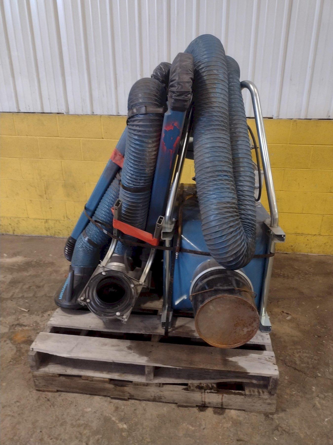 2 HP NEDERMAN WELD FUME EXTRACTION AIR FILTER SYSTEM: STOCK 18573