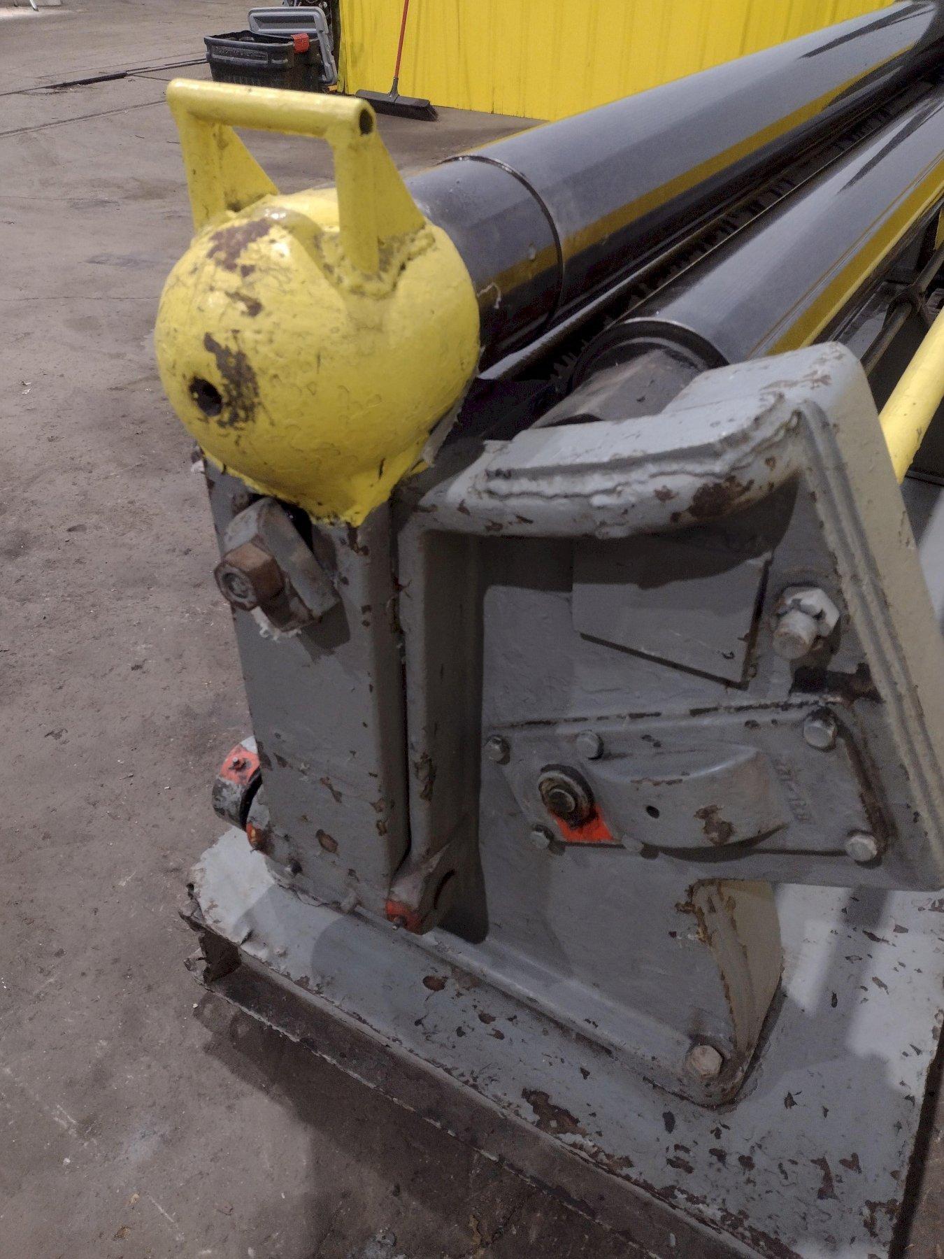 8′ X 10 GAUGE WEBB R3L INITIAL PINCH PLATE BENDING ROLL: STOCK #19870
