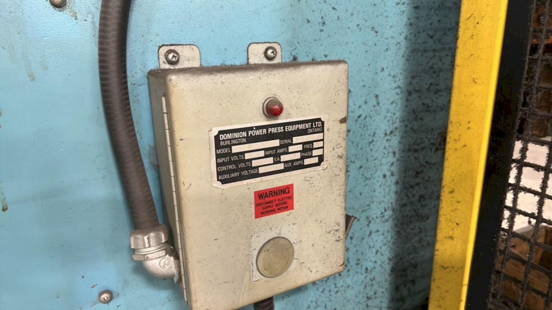 NIAGARA 175-TON X12′ CAP. HYDRAULIC PRESS MOD. HBM-175-10-12: STOCK #18667