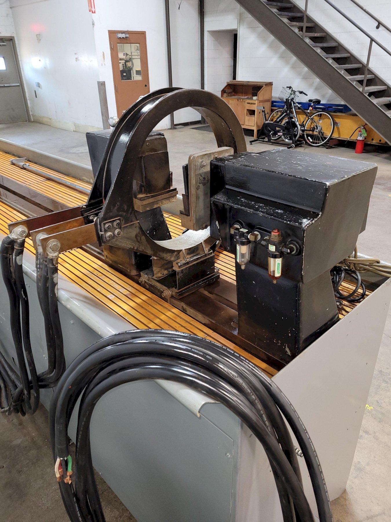 Uresco 144” Magnetic Particle Inspection Machine Model #3509B 15” Coil ...