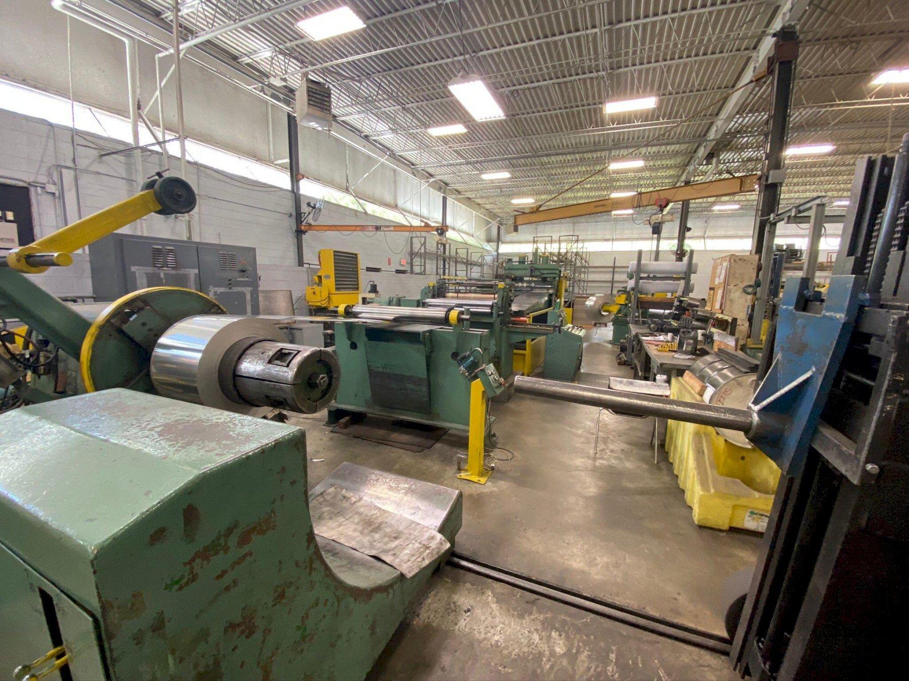 36″ x 4″ x 20,000# Loopco/Yoder Loop Slitting Line | Galaxie Corporation