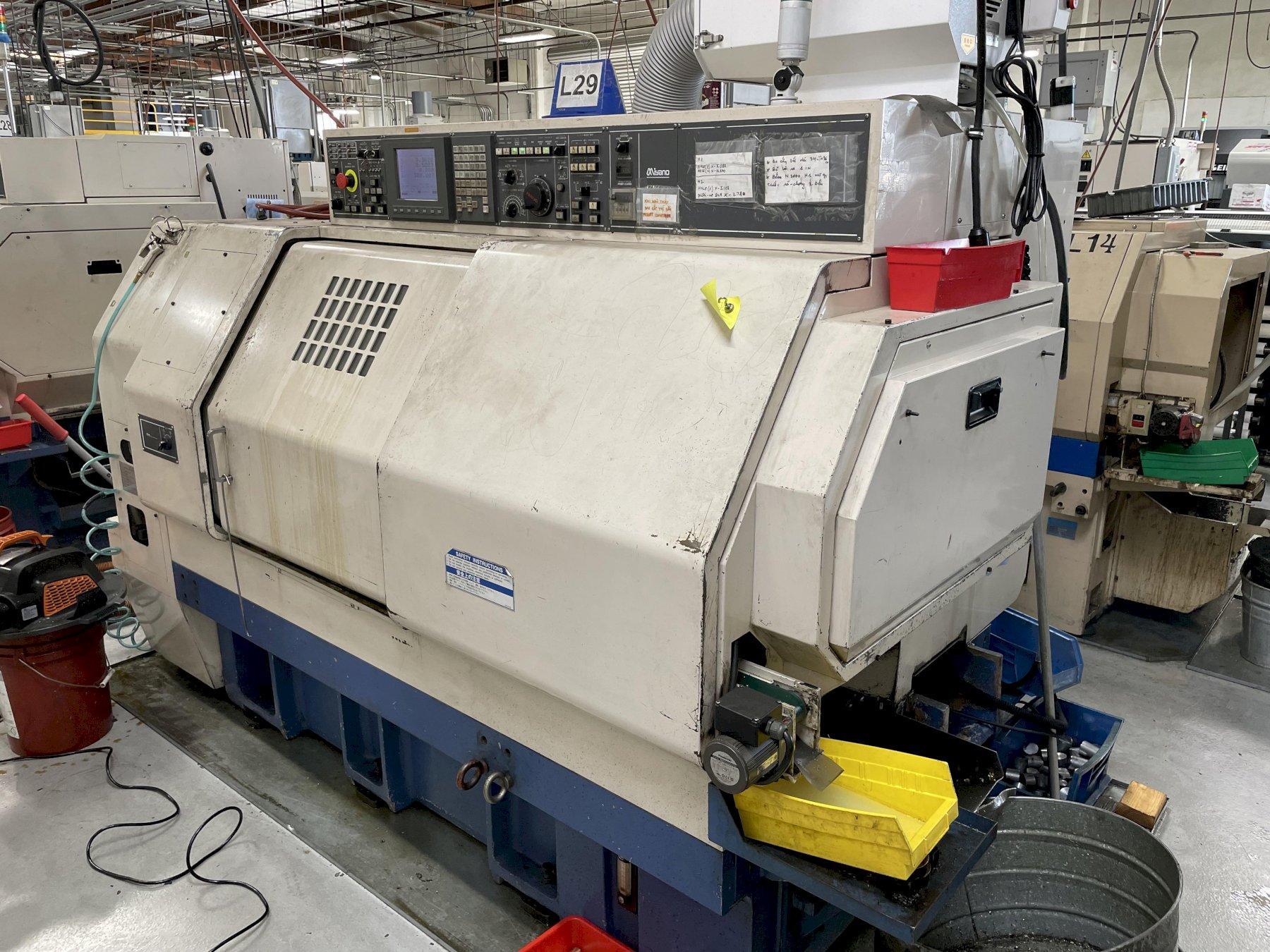 Miyano BNJ-42S Multi-Axis CNC Lathe 2001 with: Fanuc 18i-TB CNC Control ...