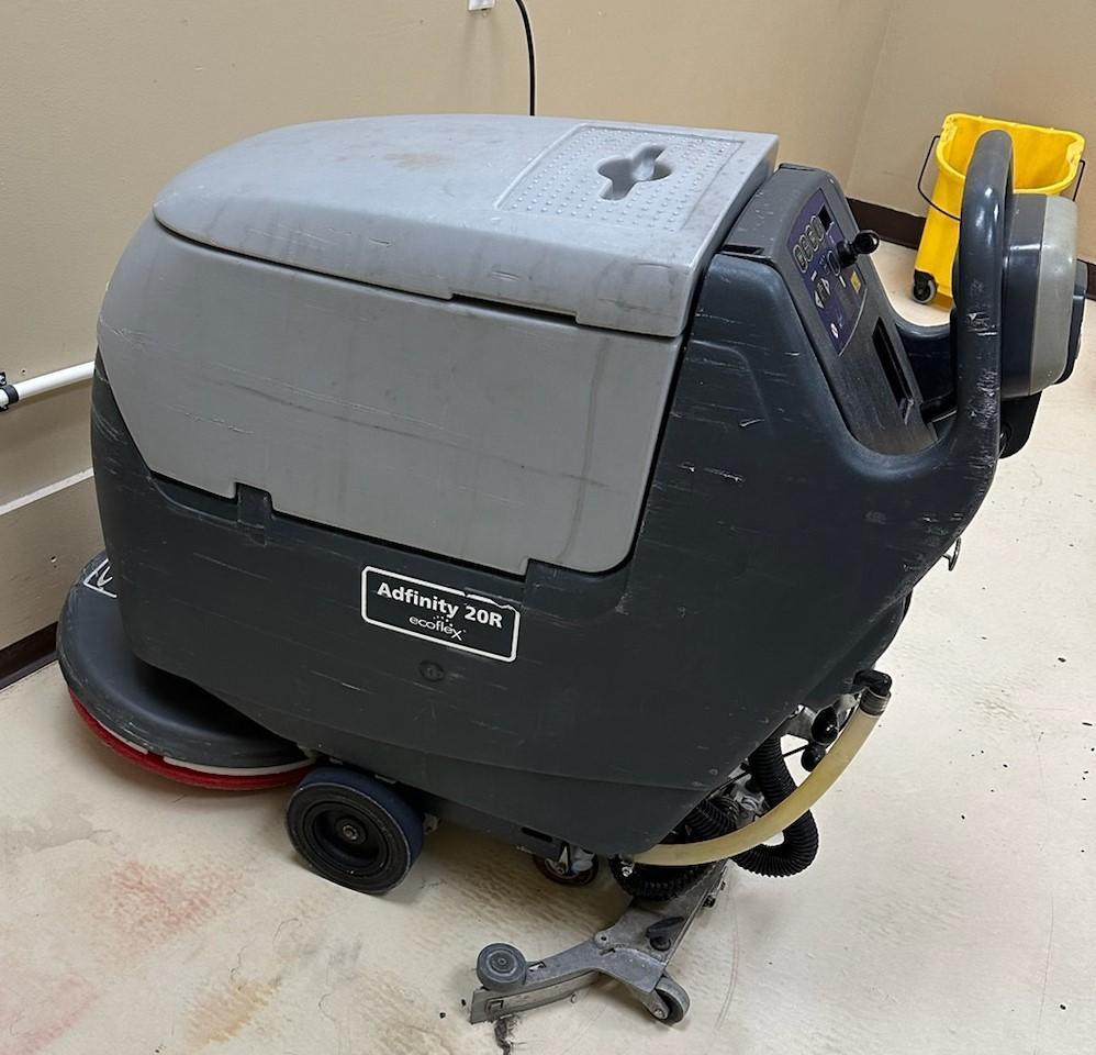 ADFINITY MODEL 20R ECOFLEX WALK BEHIND FLOOR SCRUBBER. STOCK # 1062123 ...