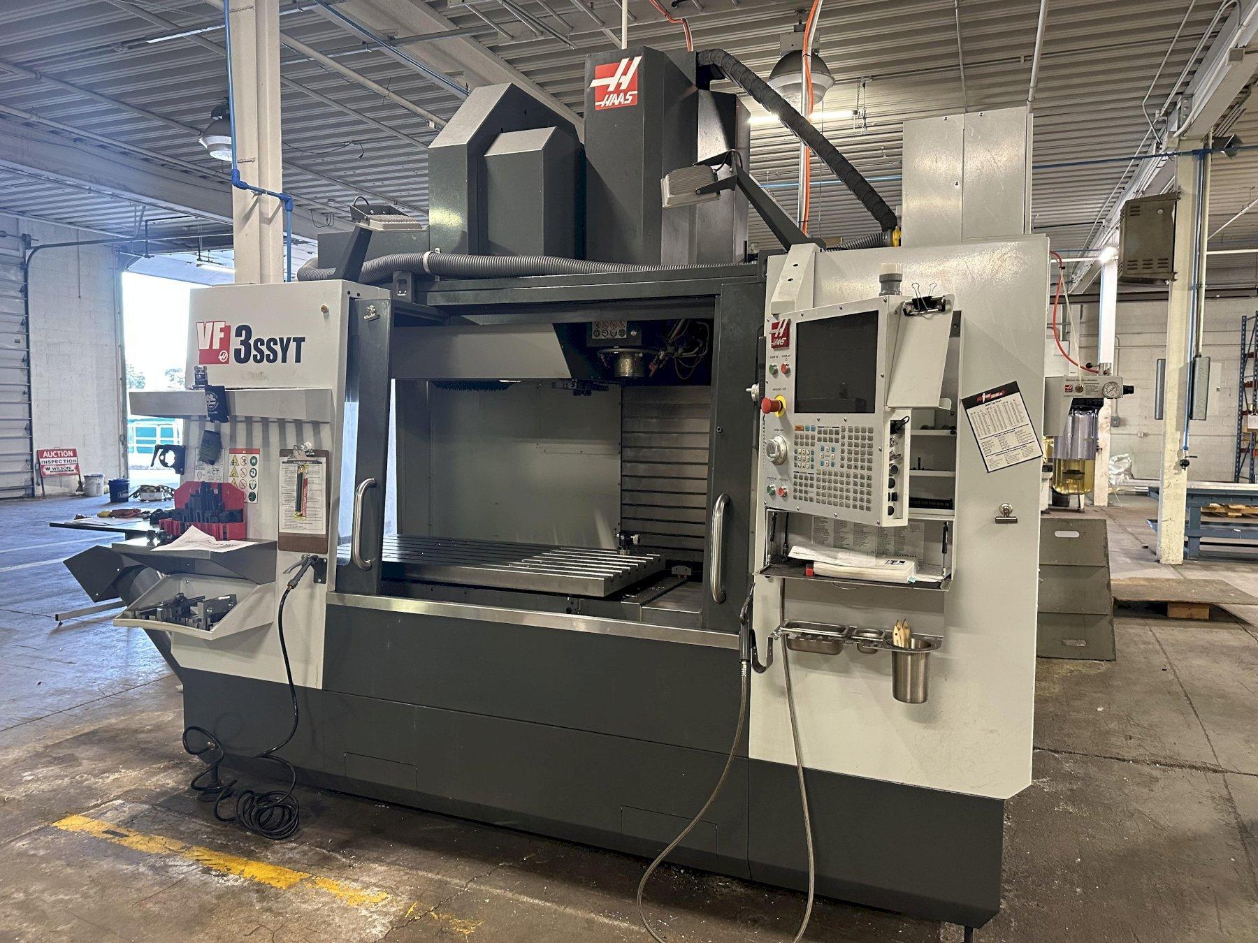 HAAS MODEL VF-3SSYT CNC VERTICAL MACHINING CENTER: STOCK #19872