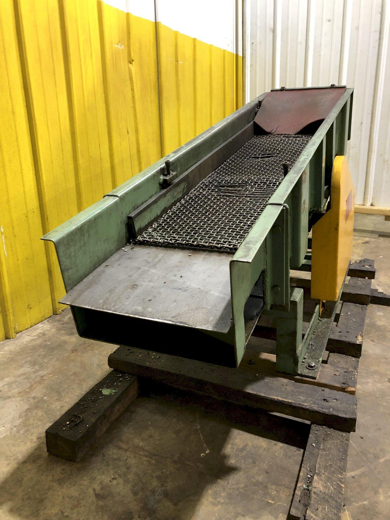 12″ X 48″ ULTRAMATIC MODEL #S1248 VIBRATING SHAKER DISCHARGE CONVEYOR ...