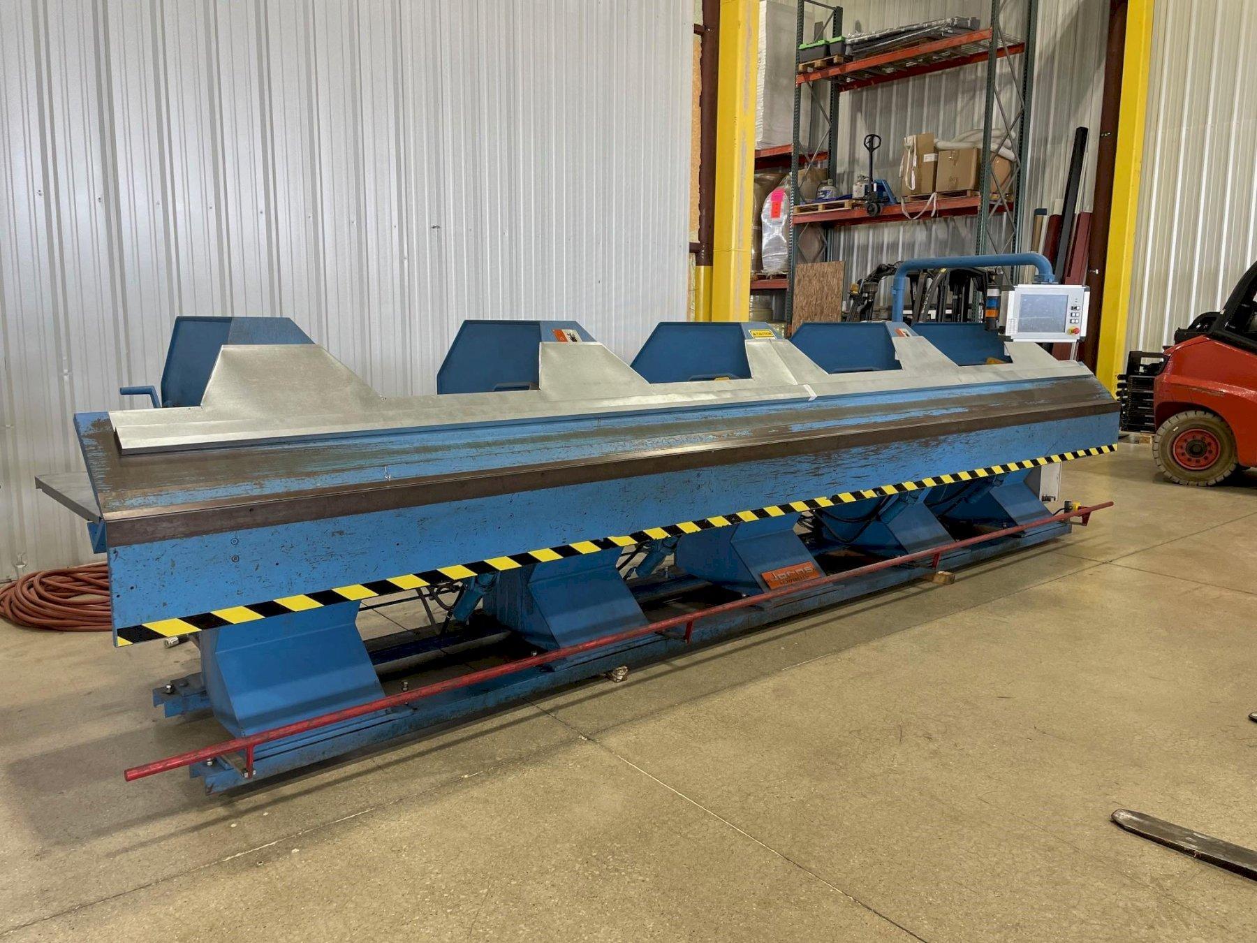 21′ X 18 GAUGE JORNS MODEL #MAXI-LINE-150SW-SO-CNC800-6.4 HYDRAULIC ...