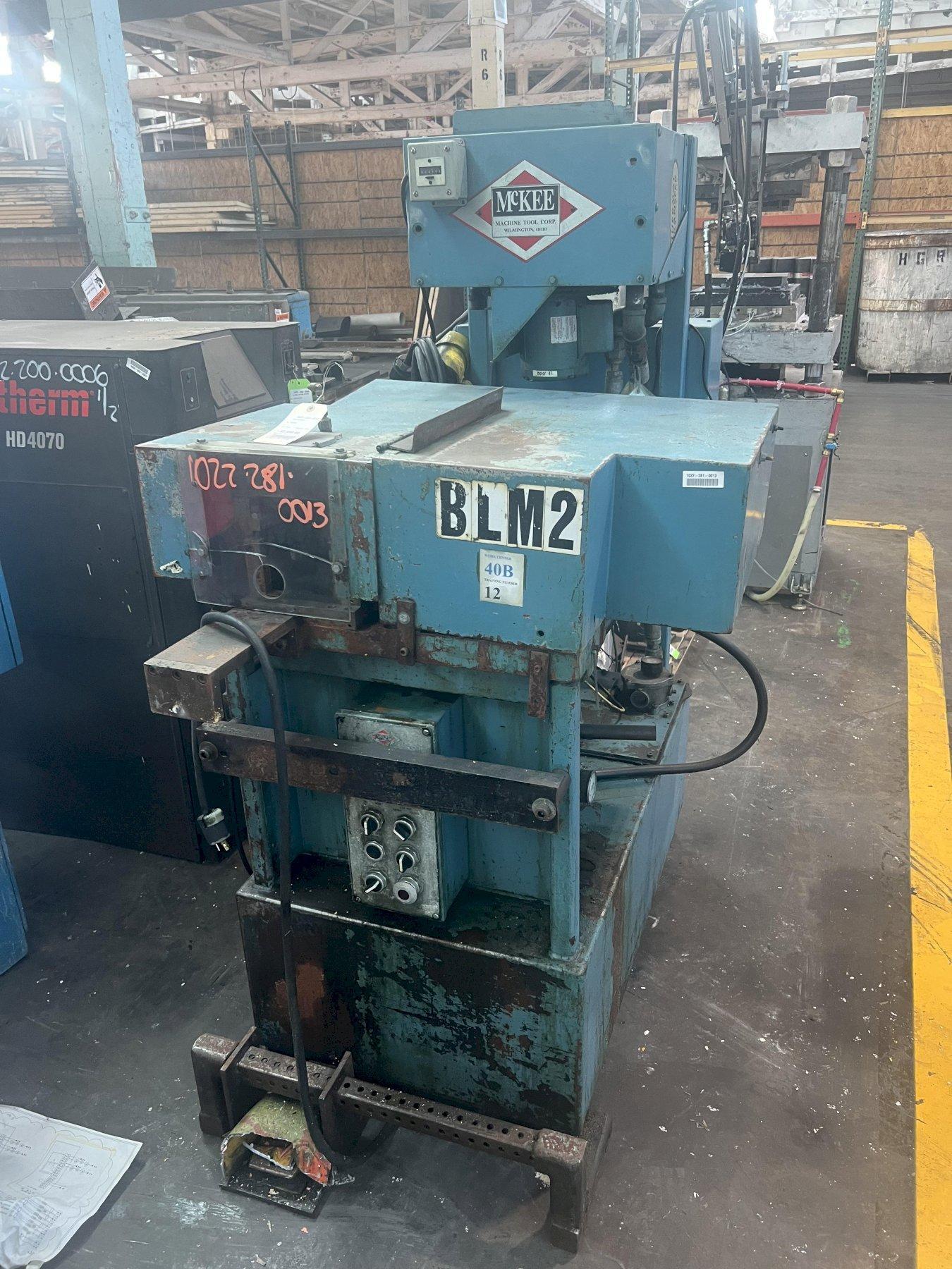 3 HIT MCKEE MODEL #FM-45-3F HYDRAULIC TUBE END FORMER: STOCK #18272