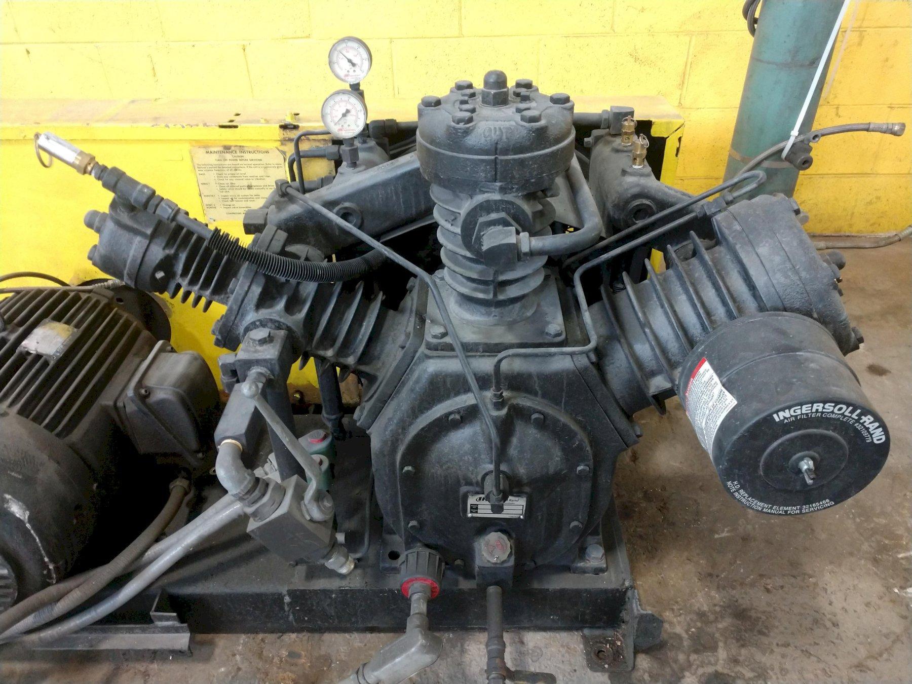 20 HP INGERSOL RAND MODEL #15T2X15-T30 AIR COMPRESSOR : STOCK #14696