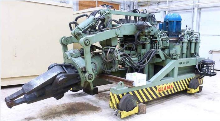 Glama GSM Rail Bound Forging Manipulator | Galaxie Corporation